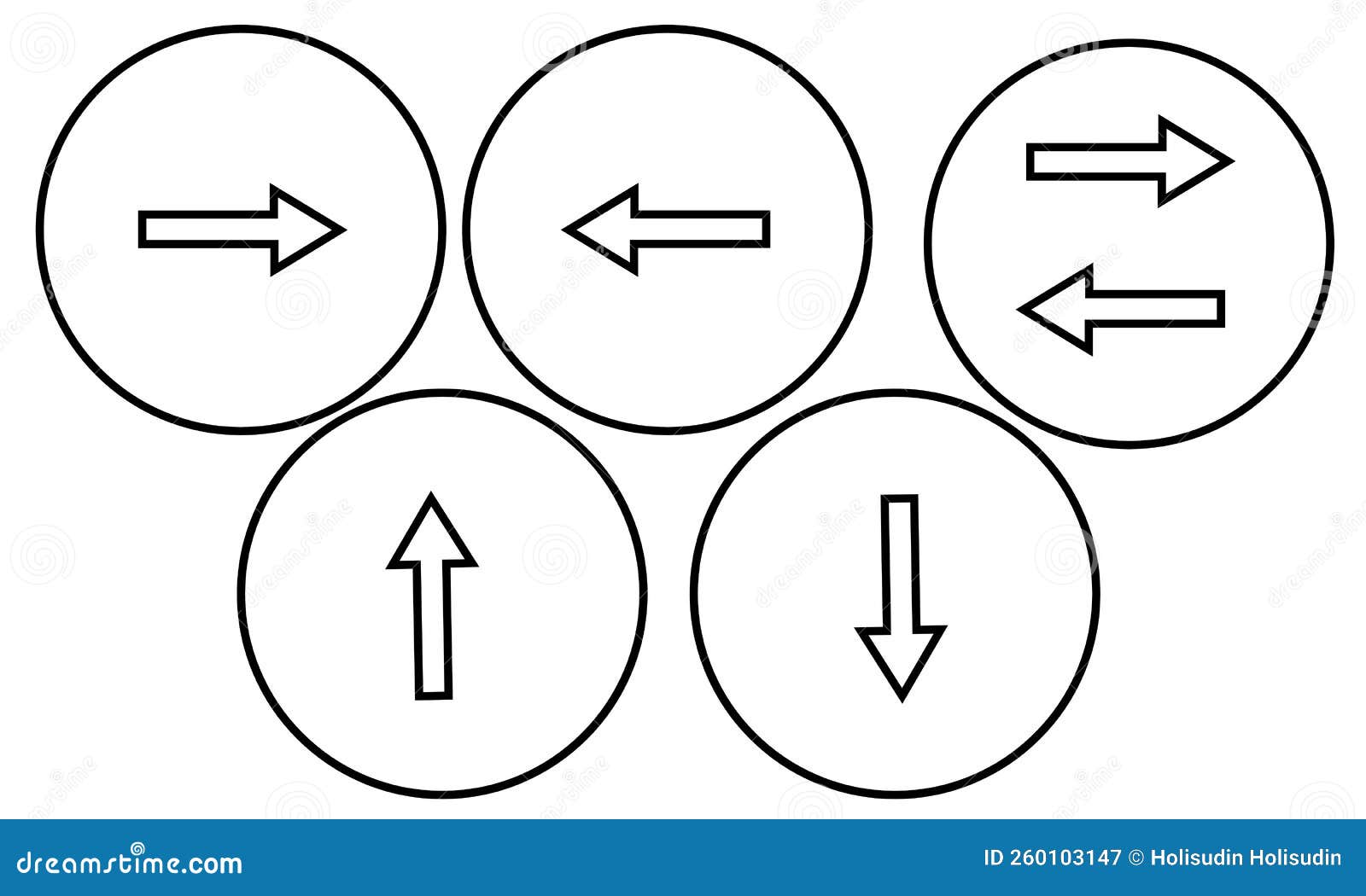 Illustration Directional Arrows Royalty-Free Stock Photo ...