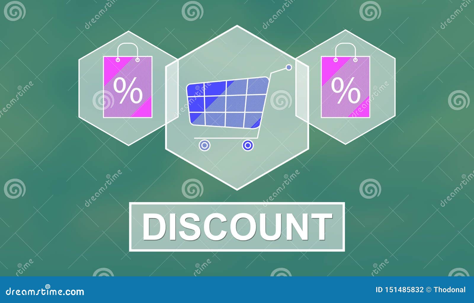 Concept of discount stock illustration. Illustration of percentage ...