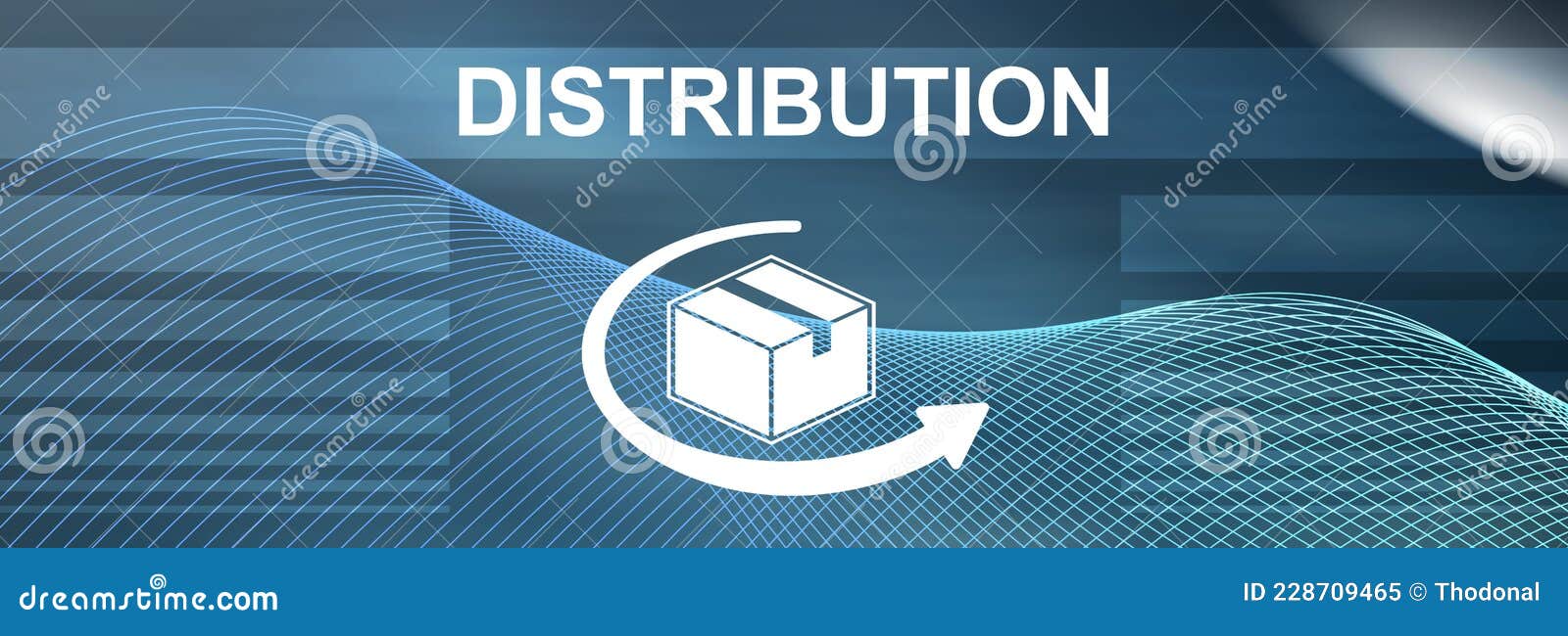 Concept of distribution stock illustration. Illustration of express ...