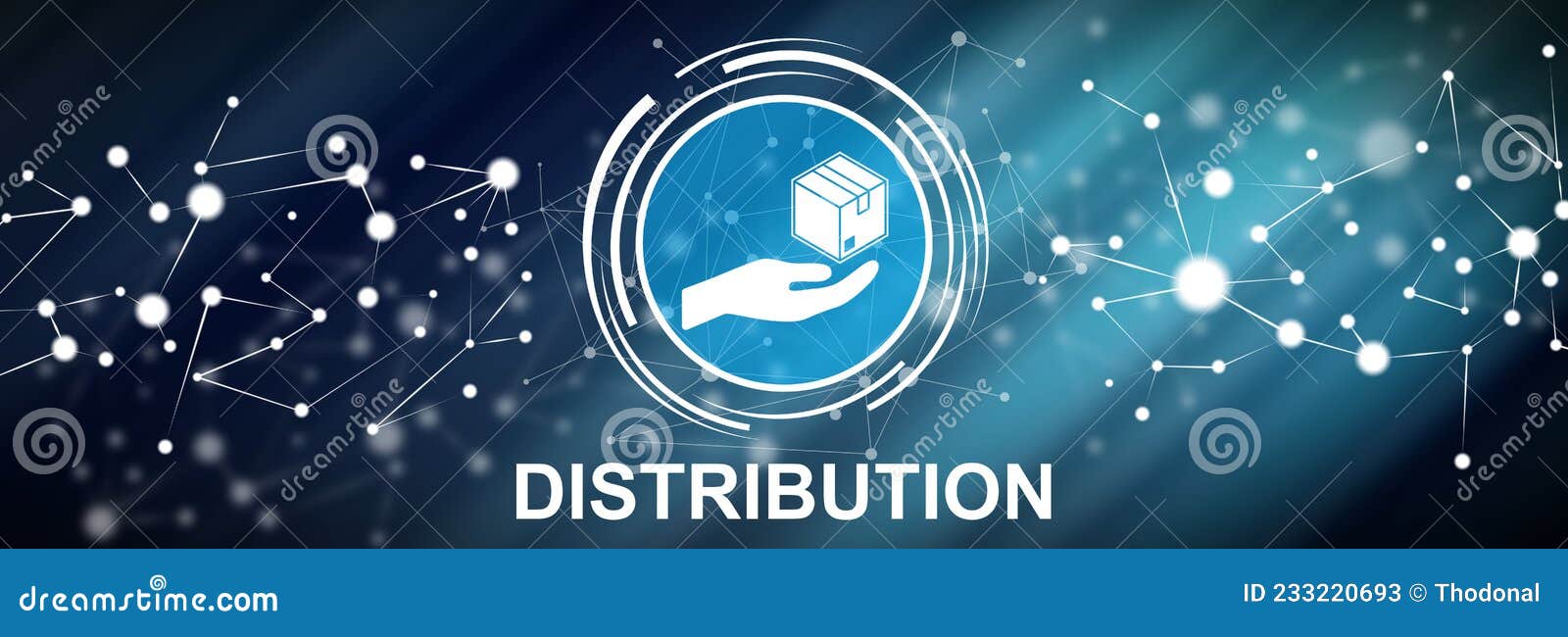 Concept of distribution stock illustration. Illustration of delivering ...