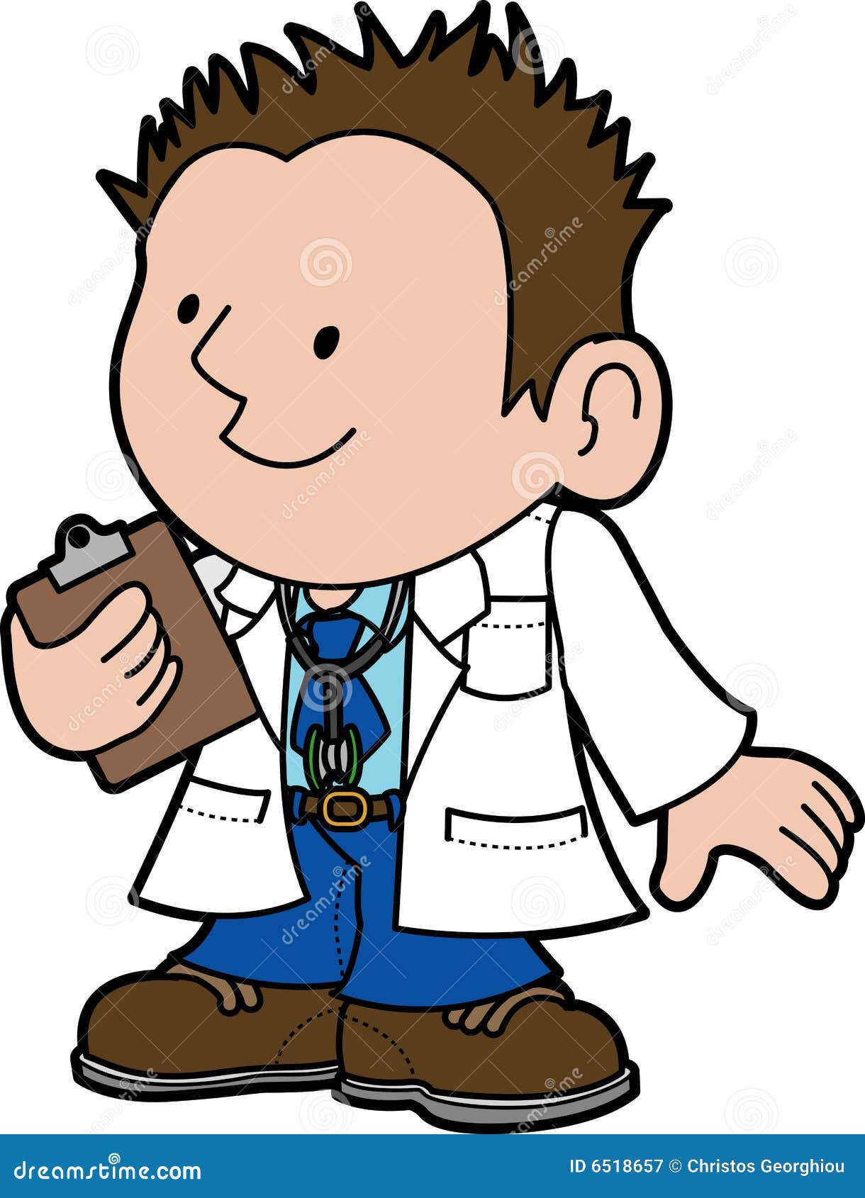 Illustration of doctor stock vector. Illustration of expertise - 6518657