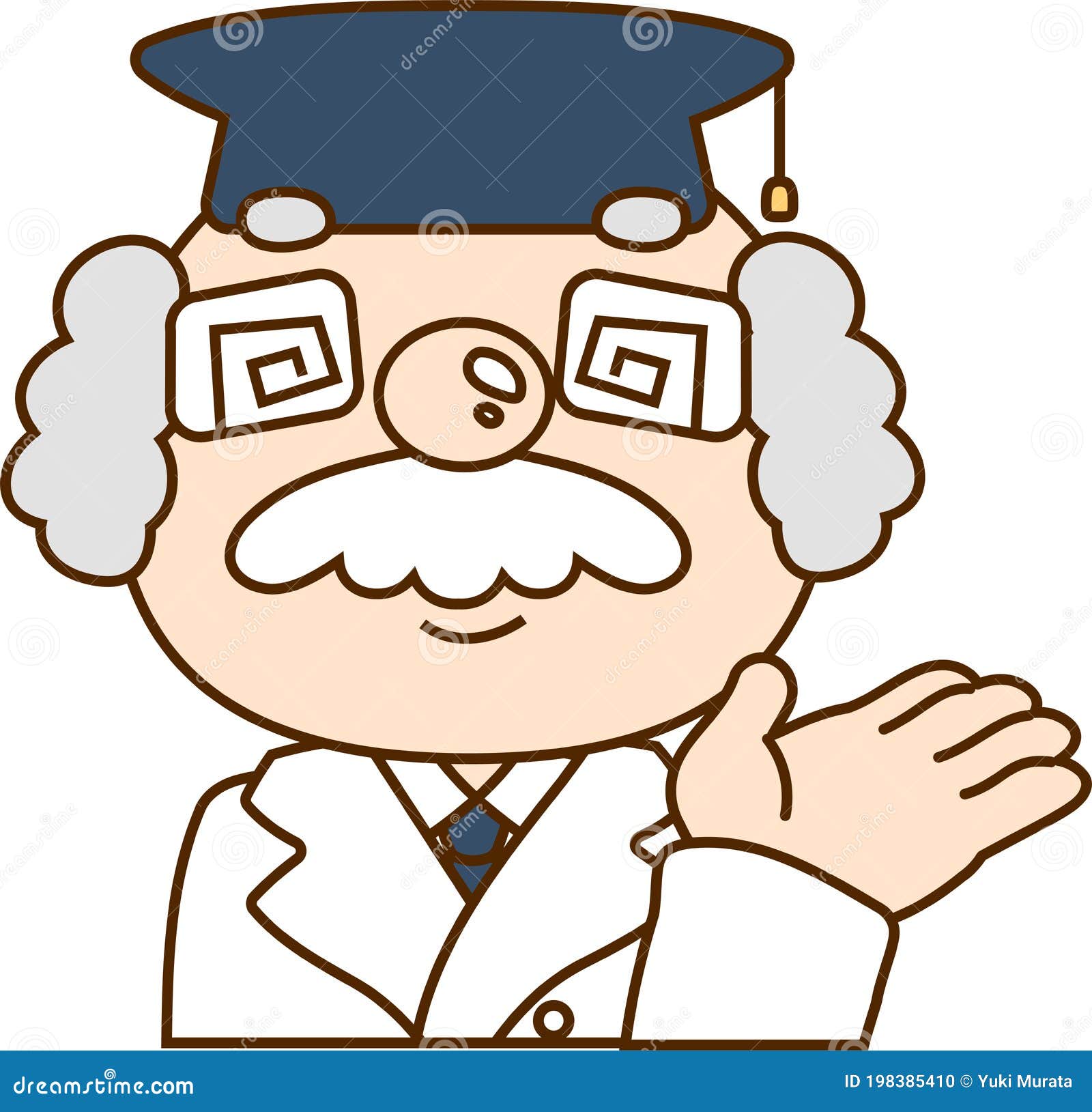 Knowledgeable Doctor`s Illustration Stock Illustration - Illustration ...