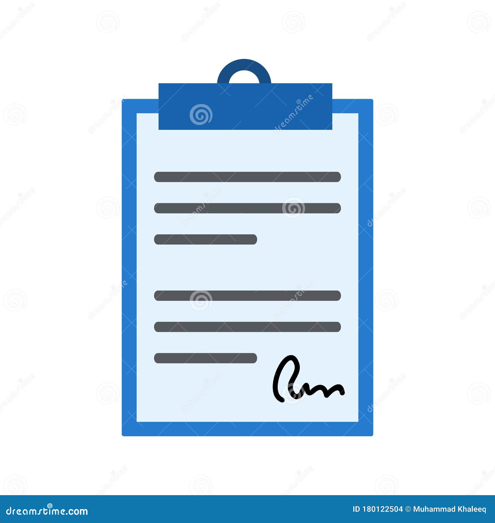 Illustration Document Icon for Personal and Commercial Use. Stock ...