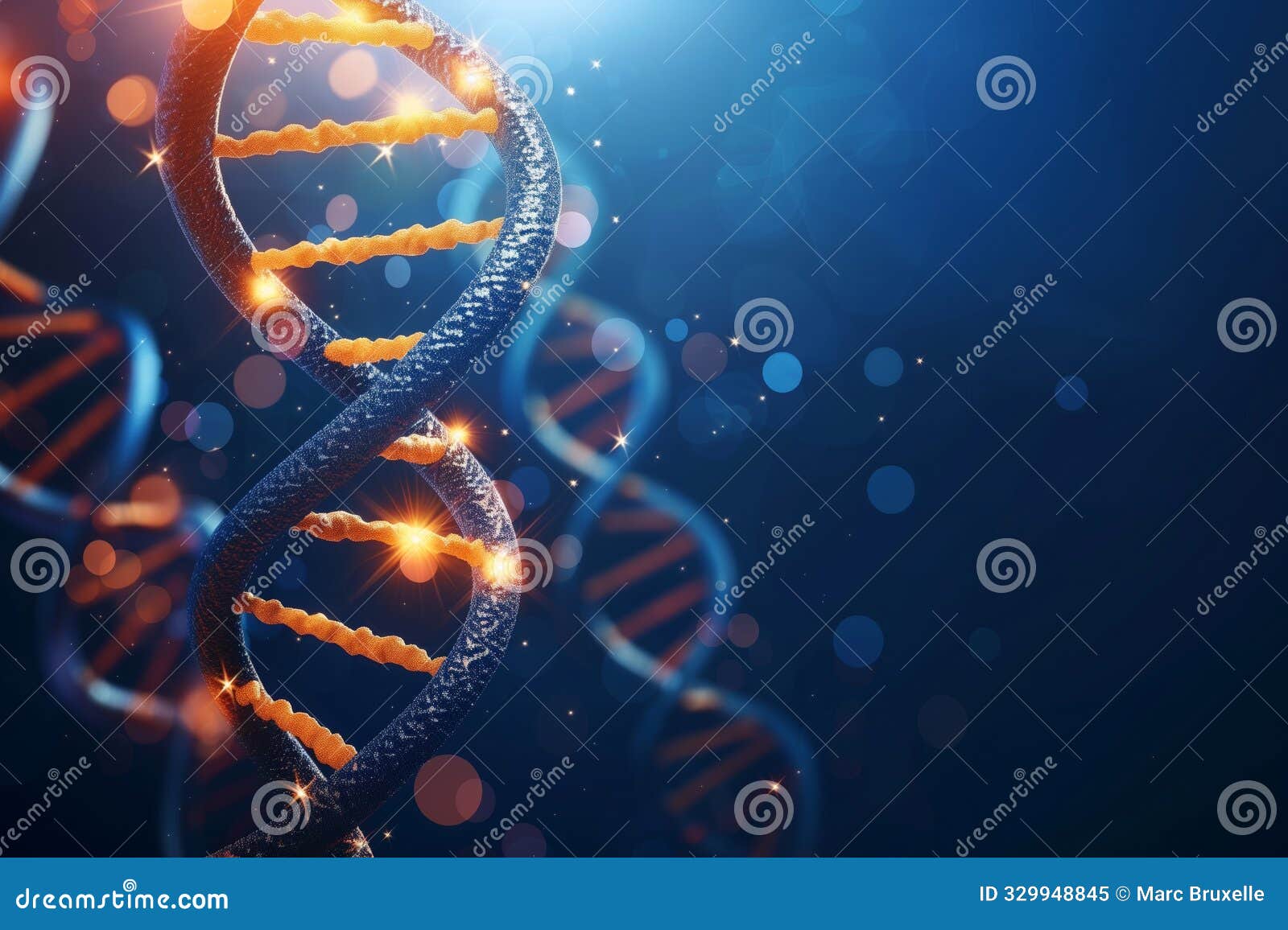 Double helix DNA strands stock illustration. Illustration of genetic ...