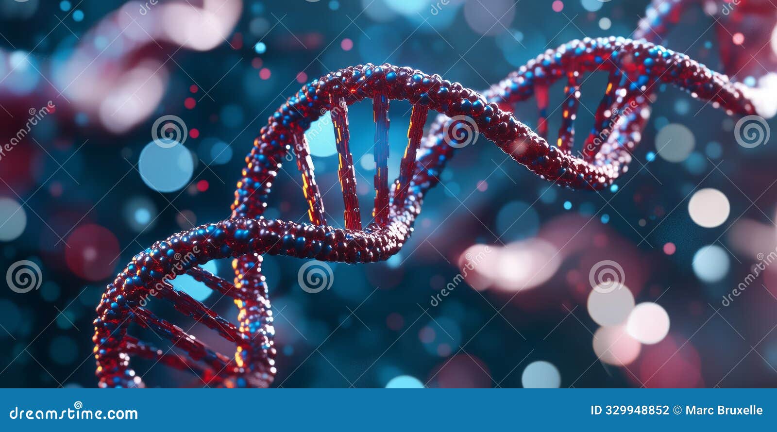 Double helix DNA strands stock illustration. Illustration of genome ...