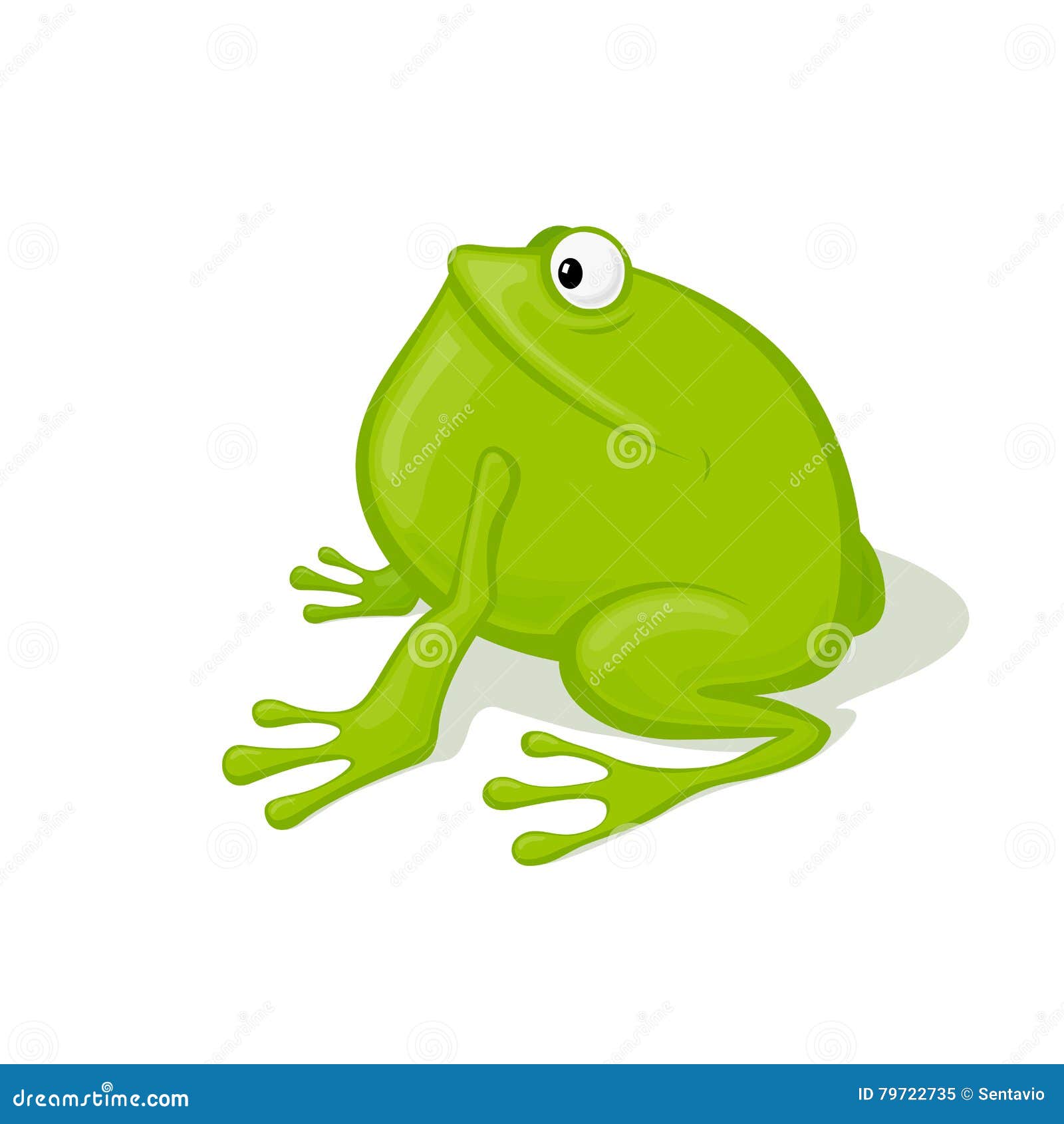 Illustration Drôle De Crapaud De Bande Dessinée Illustration Stock ...