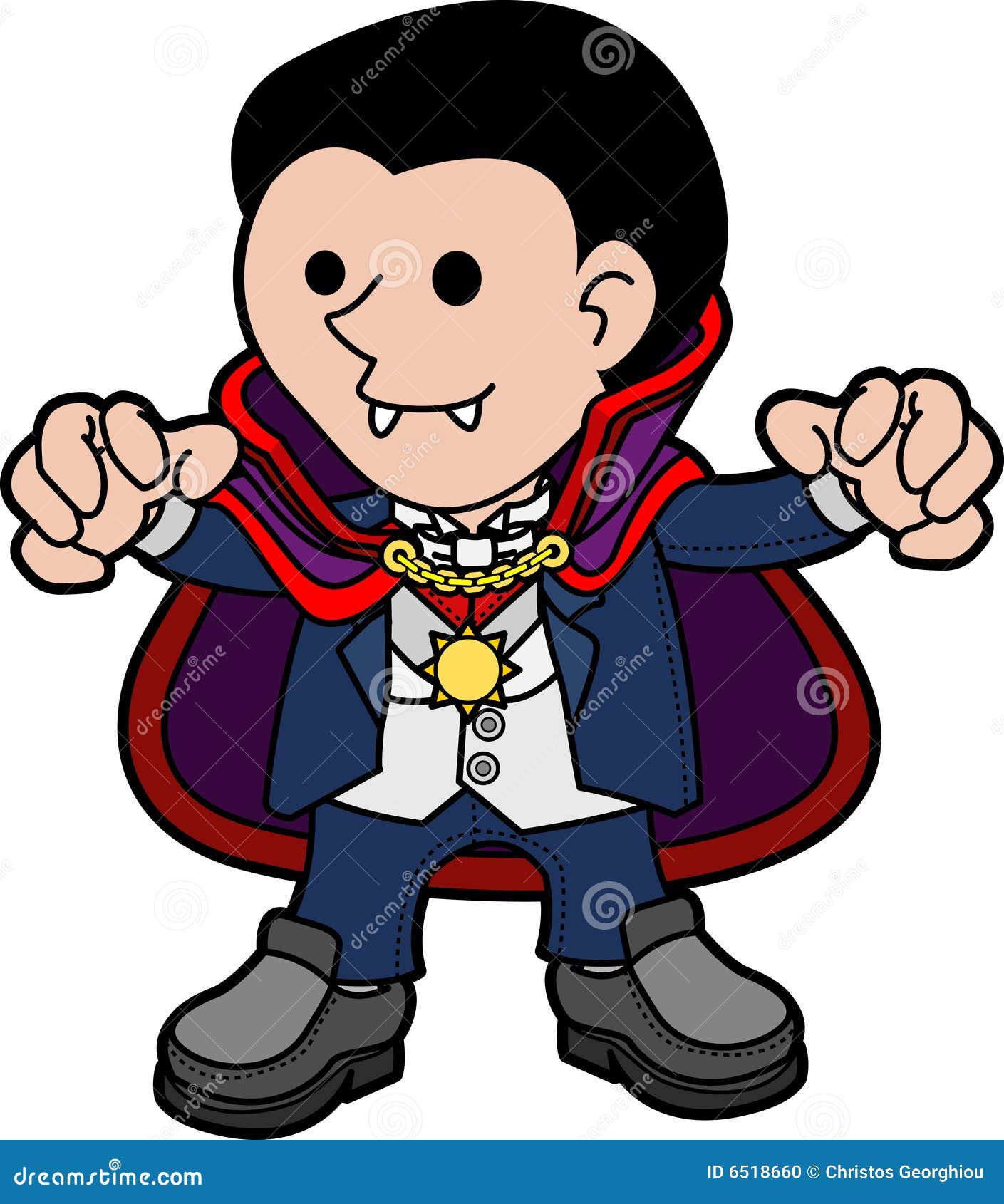 Illustration Of Dracula | CartoonDealer.com #6518660