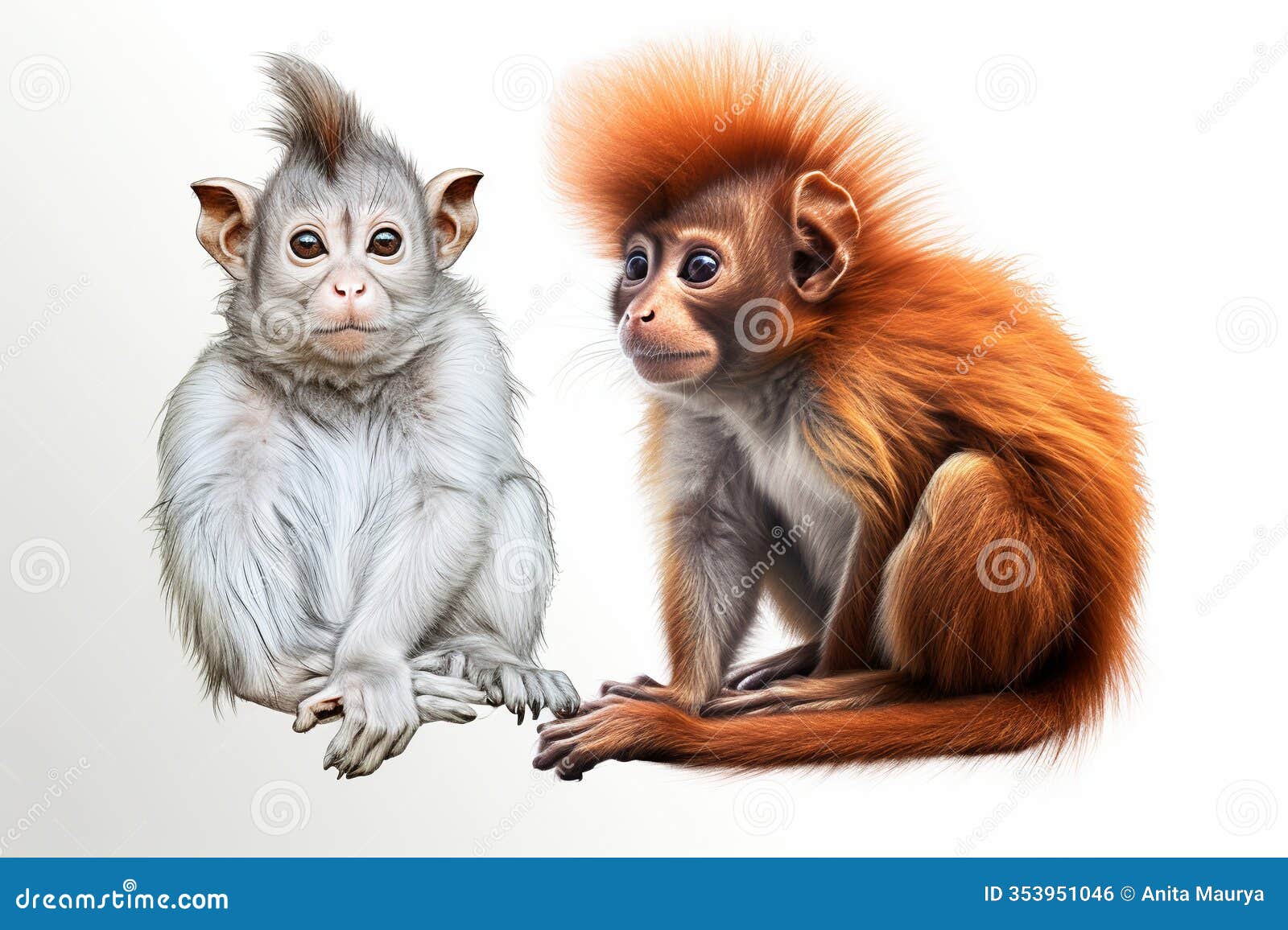 Drawing Of A Monkey, Illustration For Cartoons And Books ...