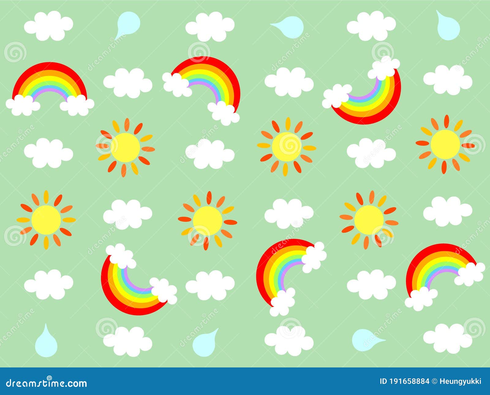 Clouds With Raindrops, Lightning, Wind Icon. Bad Weather Sign. Vector ...