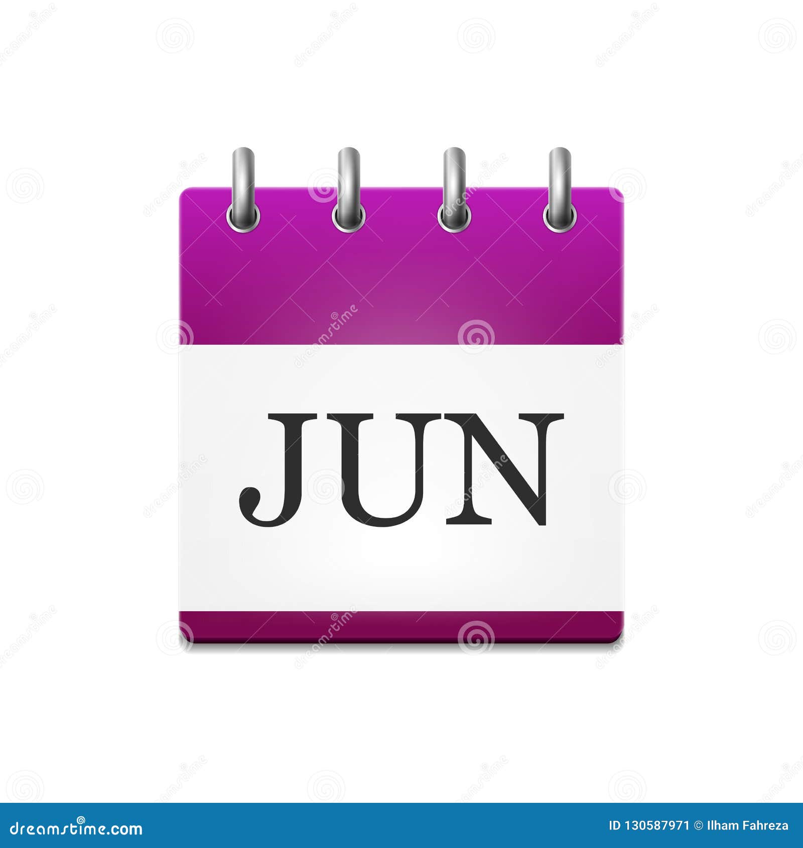 Illustration Du Calendrier En Juin Illustration de Vecteur ...