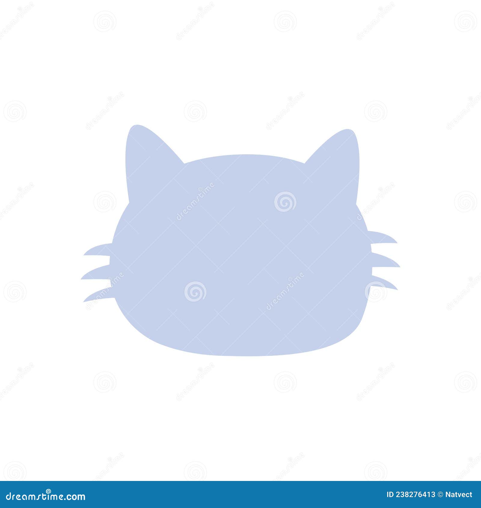Illustration Du Chat Bleu Vectoriel Illustration de Vecteur ...