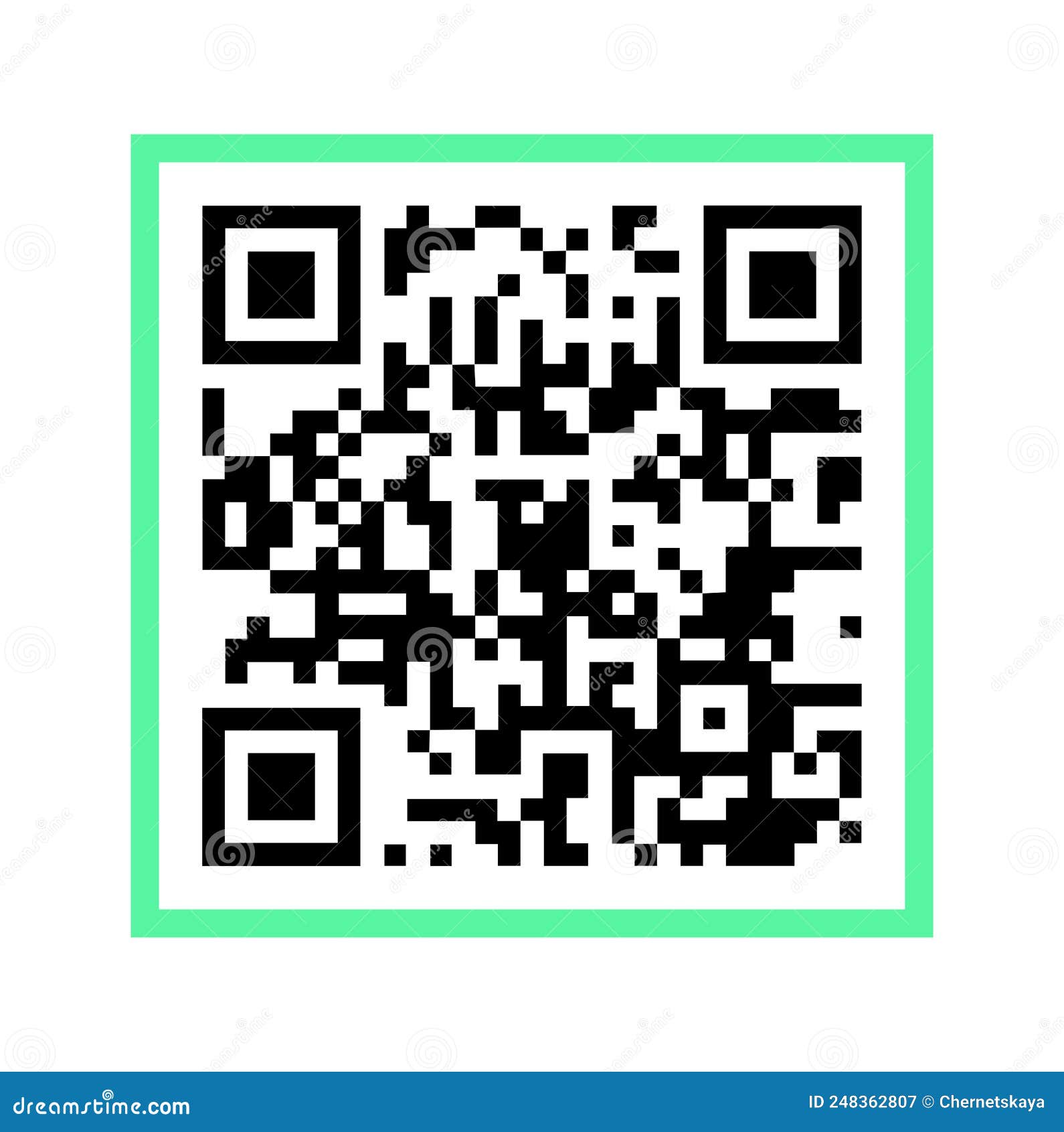 Illustration Du Code Qr Sur Fond Blanc Illustration Stock ...