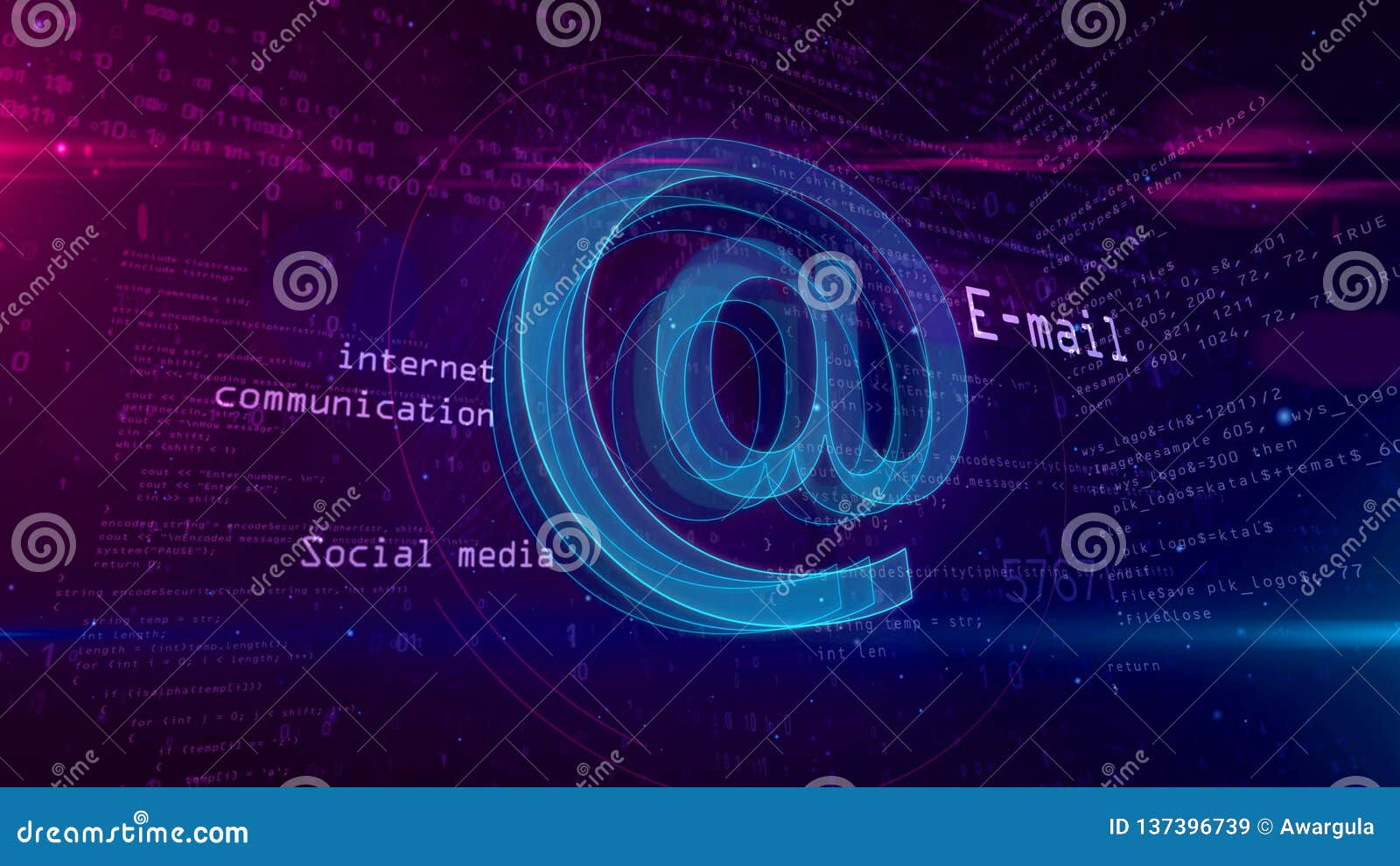 Illustration Du Concept 3D De Signe D'email Illustration Stock ...