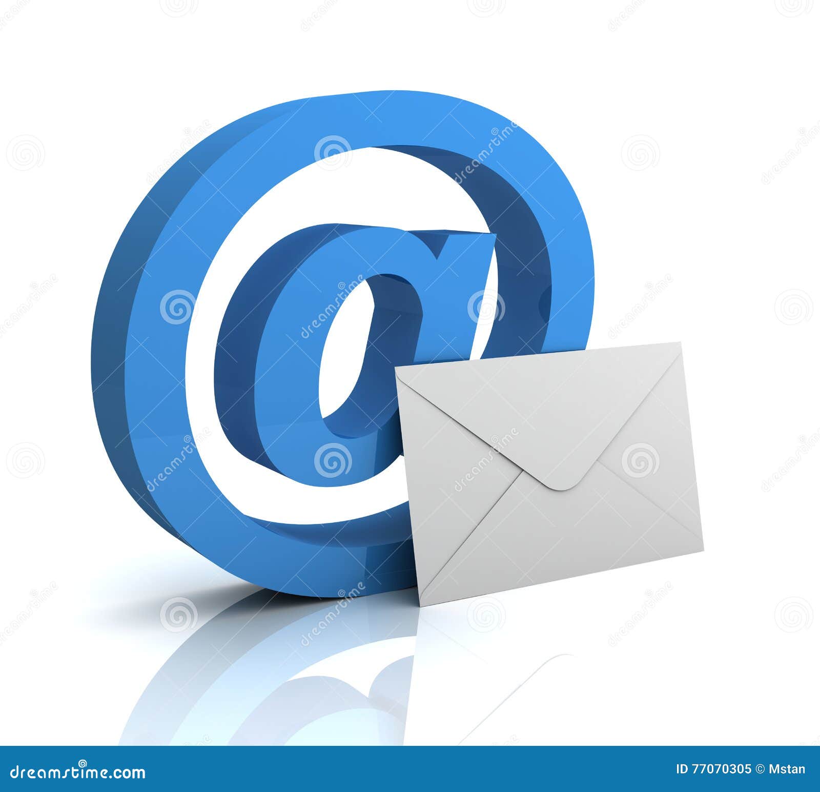 Illustration Du Concept 3d De Symbole D'email Illustration Stock ...