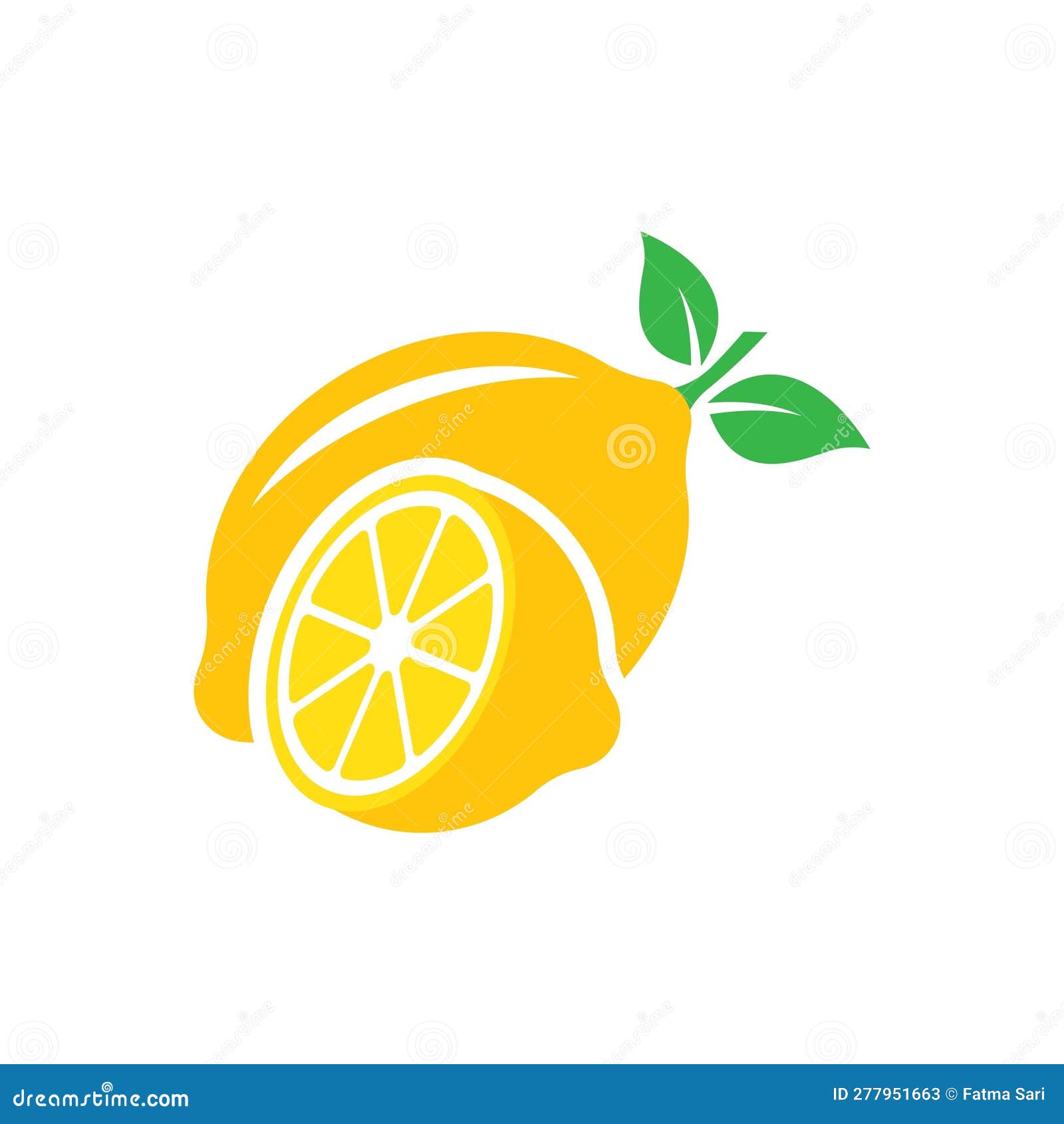 Illustration Du Logo Citron Illustration de Vecteur - Illustration du ...