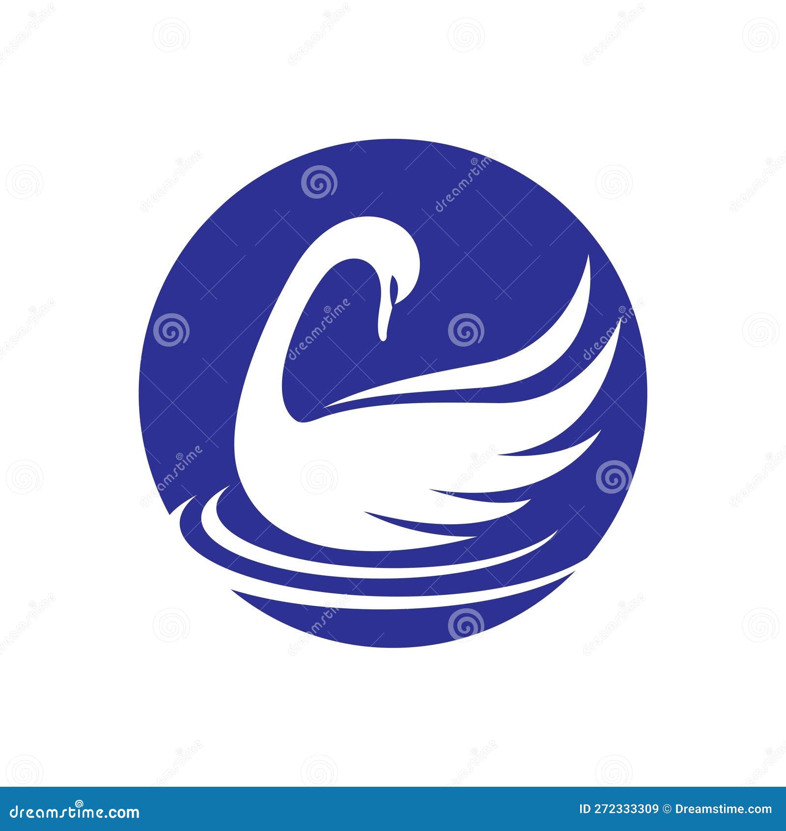 Illustration du logo cygne illustration de vecteur. Illustration du ...