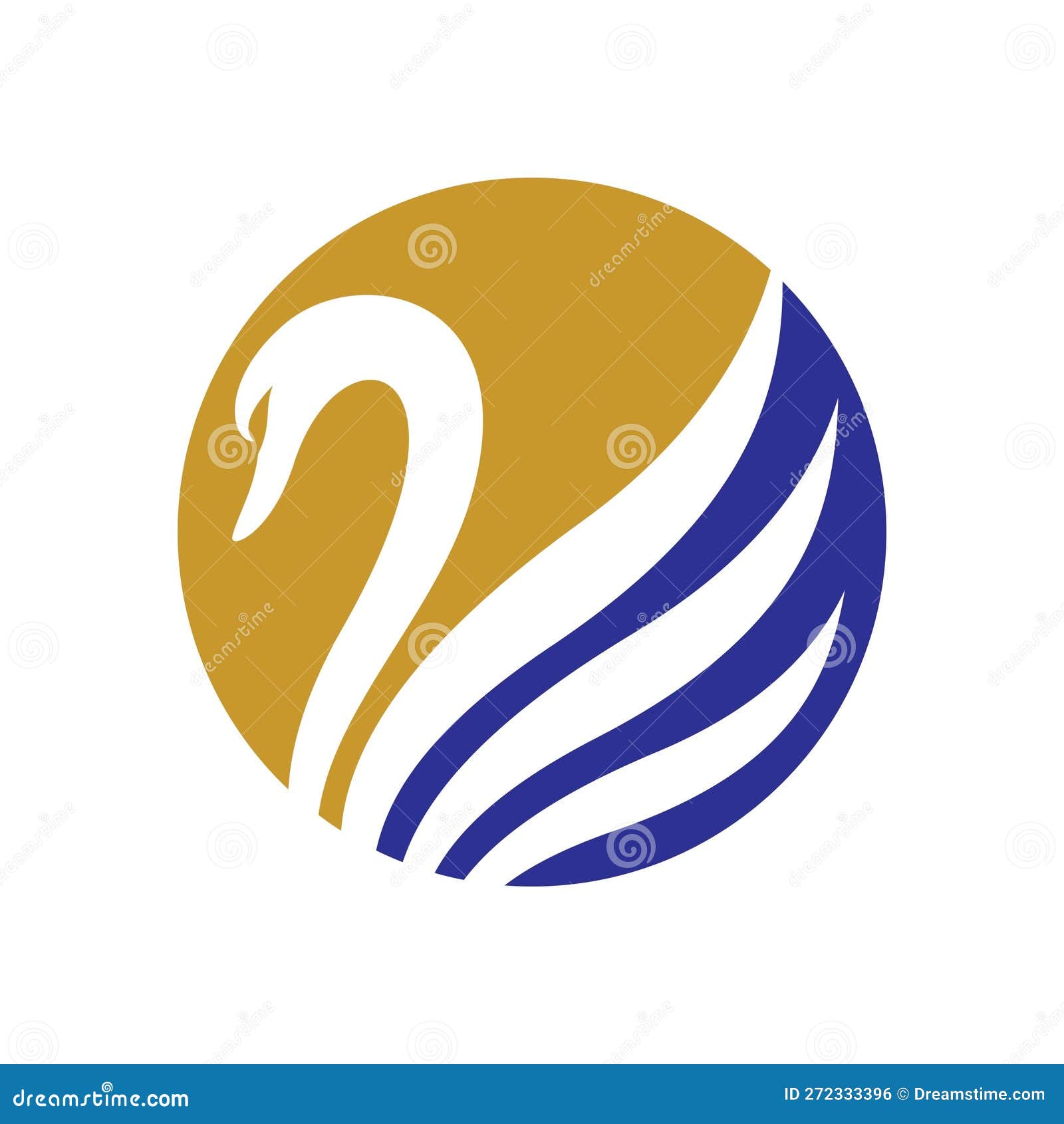 Illustration du logo cygne illustration de vecteur. Illustration of ...