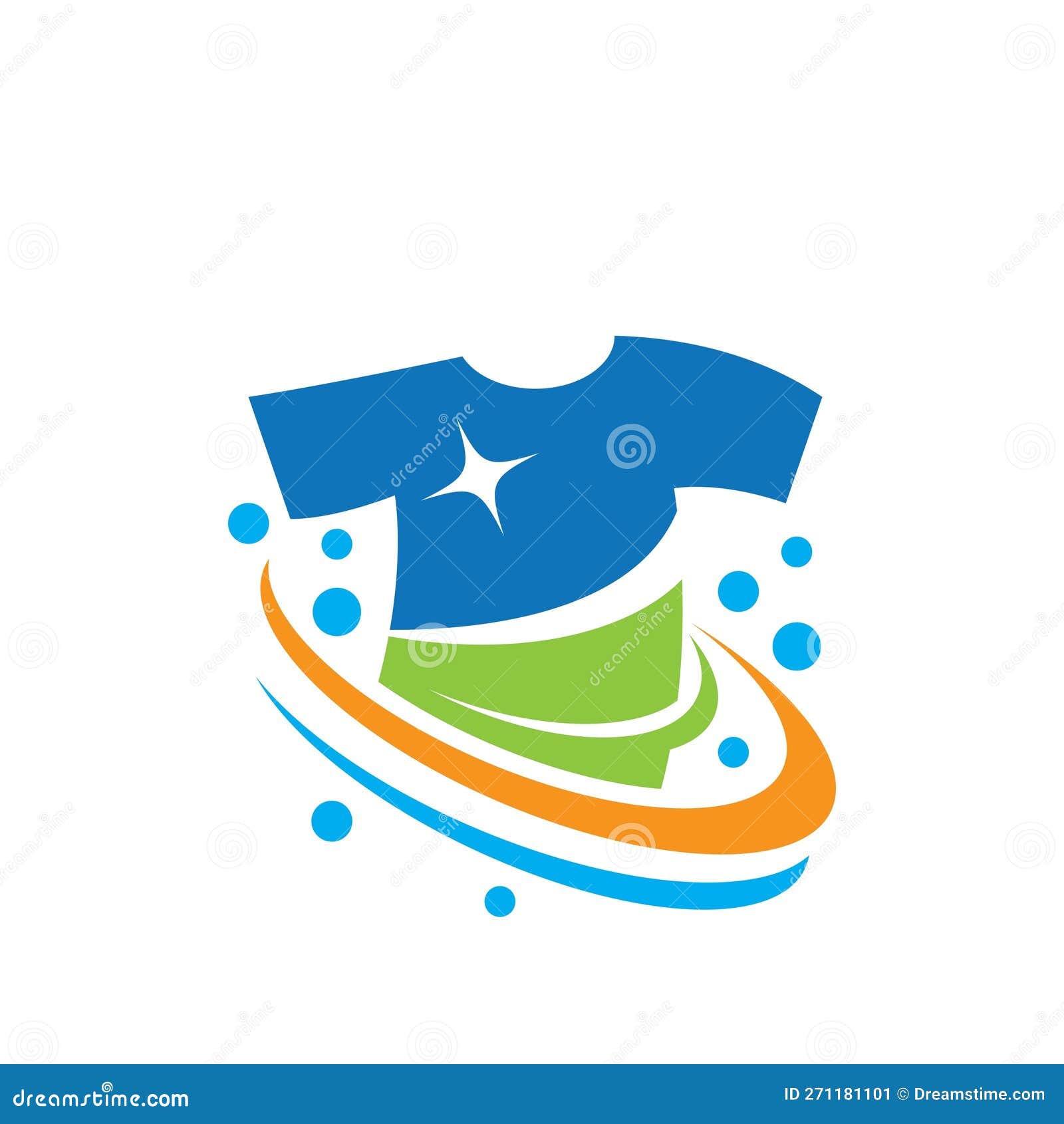 Illustration Du Logo De Lessive Illustration de Vecteur - Illustration ...