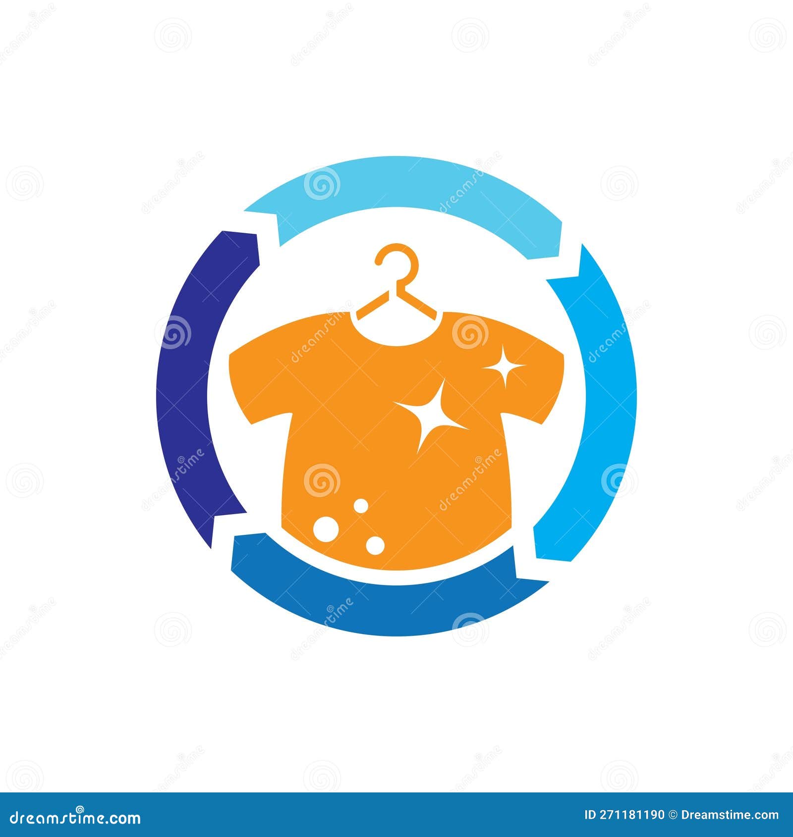 Illustration Du Logo De Lessive Illustration de Vecteur - Illustration ...