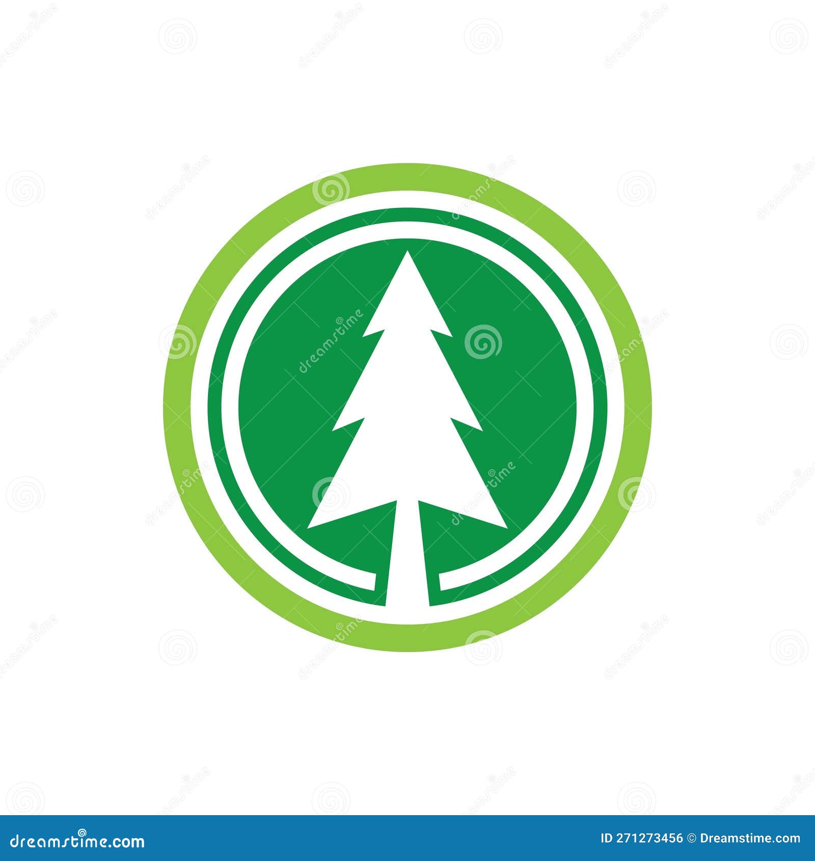 Illustration Du Logo De Pin Tree Illustration de Vecteur - Illustration ...