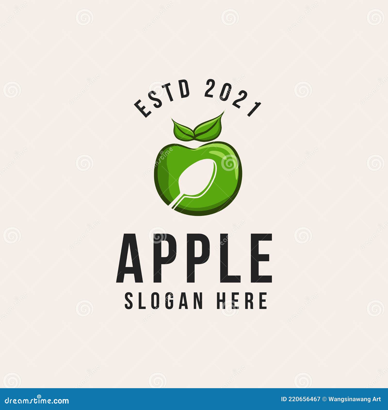 Illustration Du Logo De Pomme Fruit Illustration de Vecteur ...