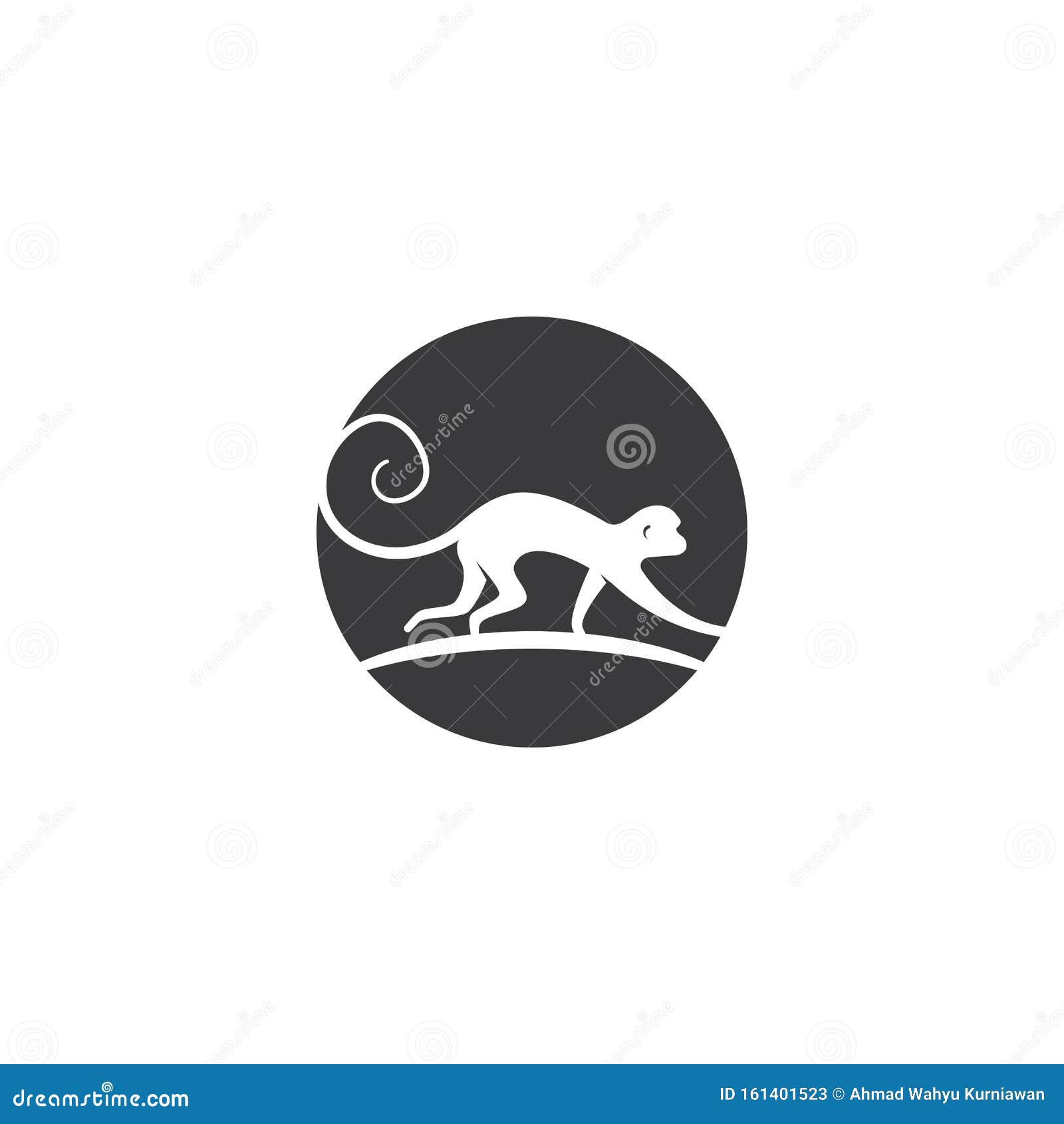 Illustration Du Logo De Singe Illustration de Vecteur - Illustration du ...