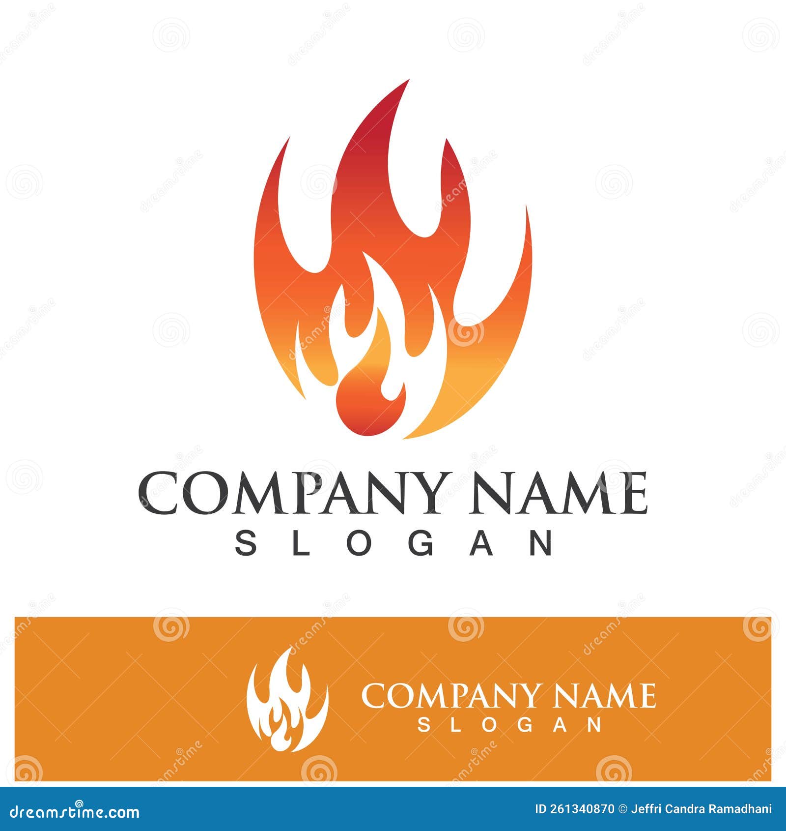 Illustration Du Logo Incendie Et Symbole D'incendie Illustration de ...