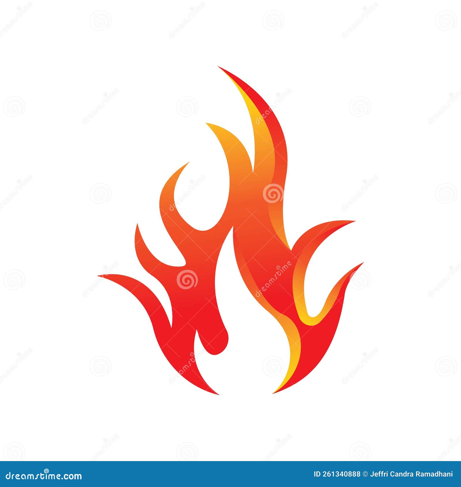 Illustration Du Logo Incendie Et Symbole D'incendie Illustration de ...