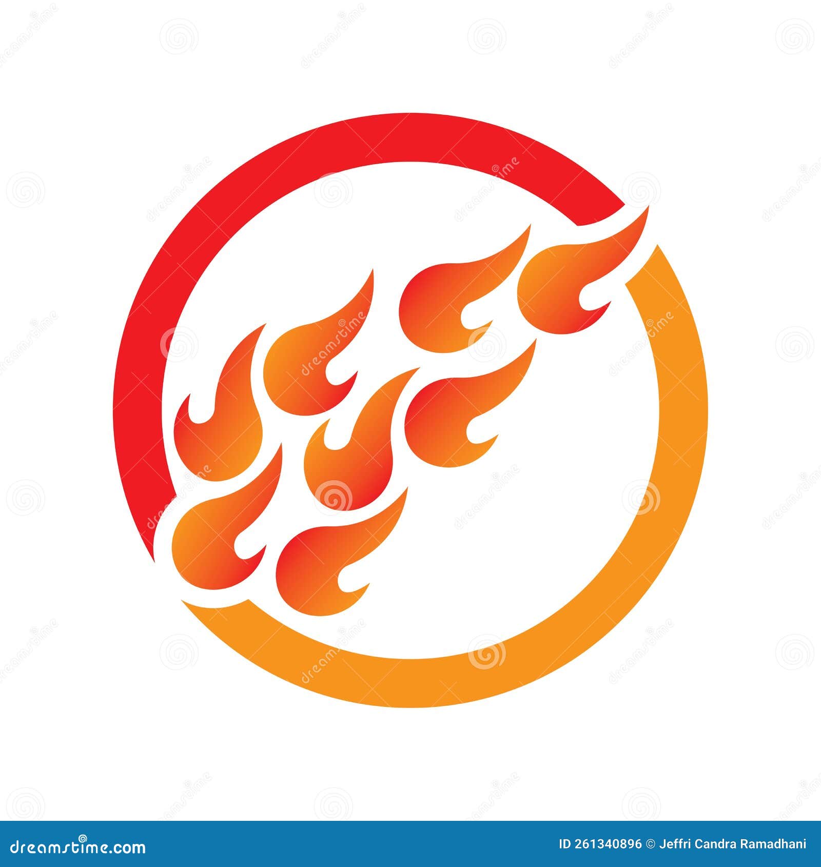 Illustration Du Logo Incendie Et Symbole D'incendie Illustration de ...