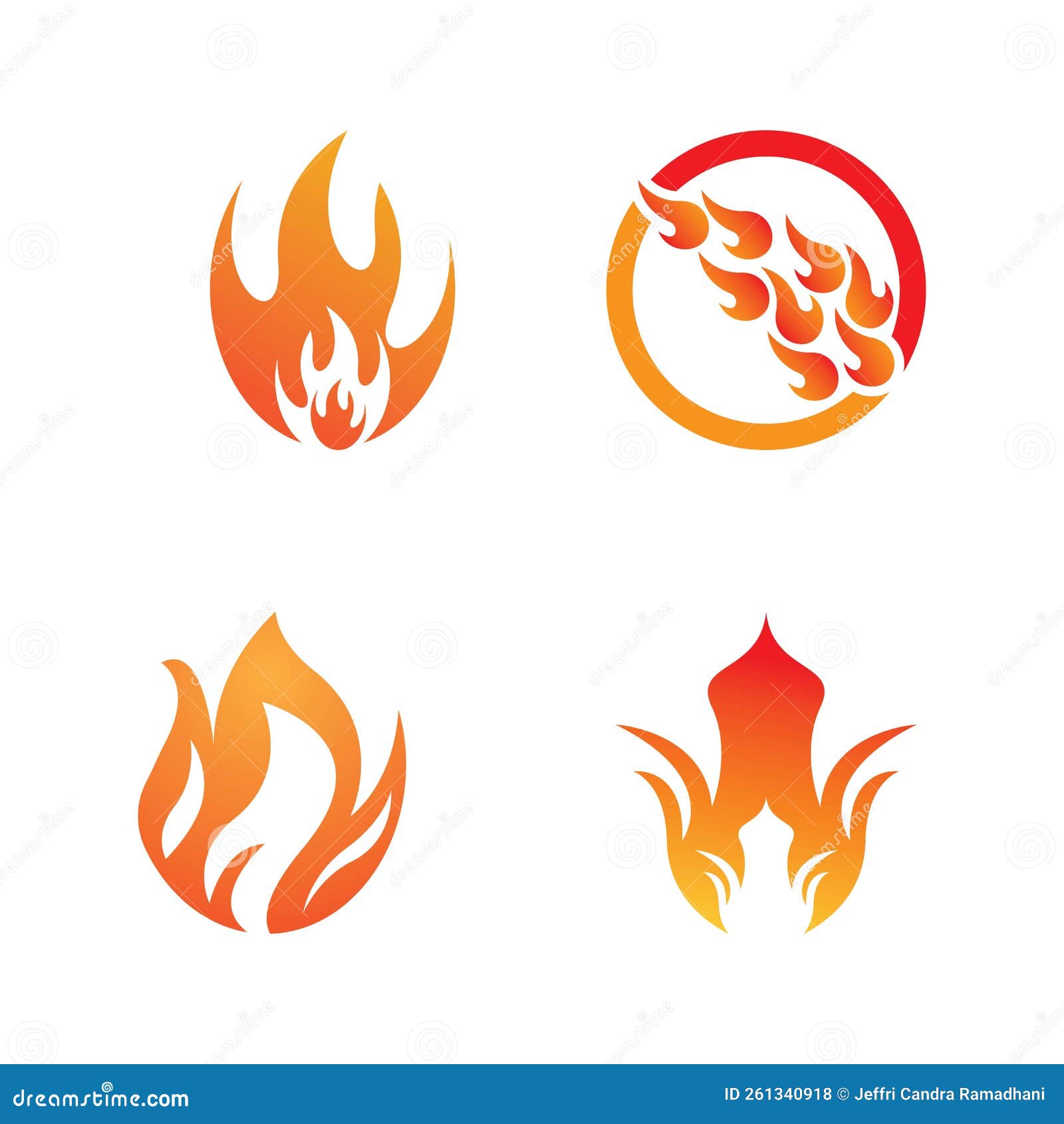 Illustration Du Logo Incendie Et Symbole D'incendie Illustration de ...