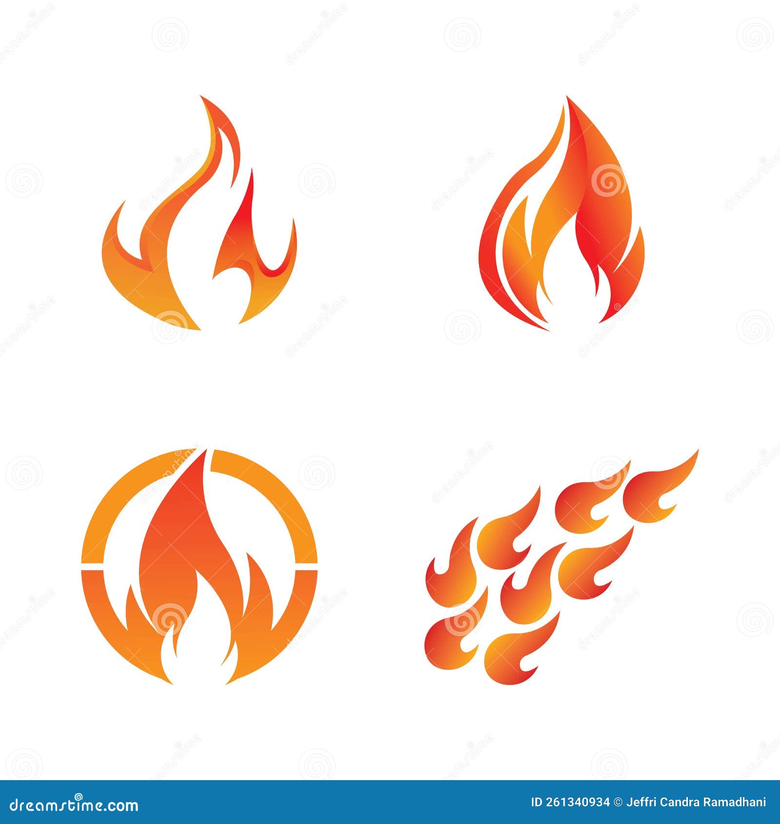 Illustration Du Logo Incendie Et Symbole D'incendie Illustration de ...