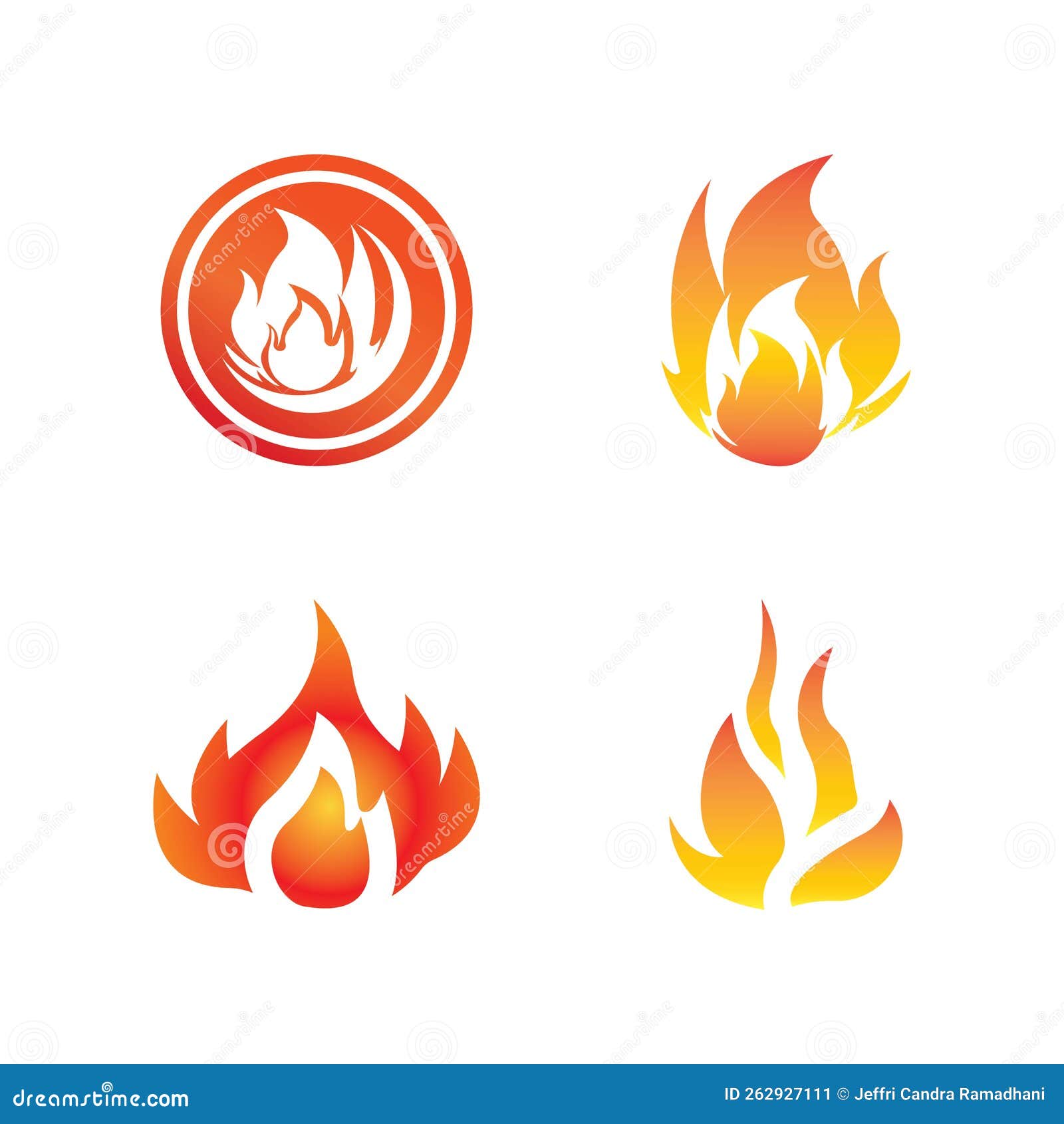 Illustration Du Logo Incendie Et Symbole D'incendie Illustration de ...
