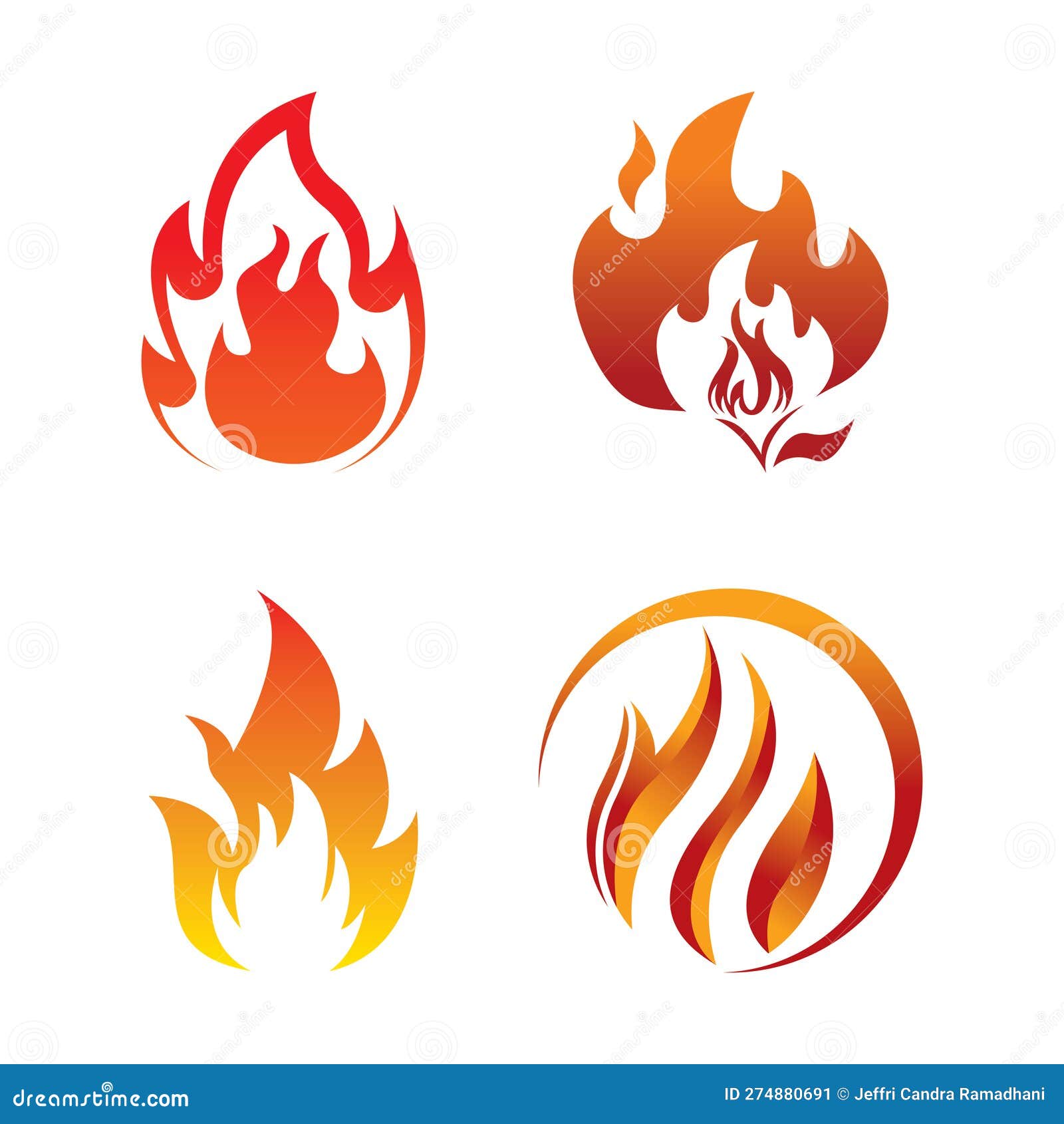 Illustration Du Logo Incendie Et Symbole D'incendie Illustration de ...
