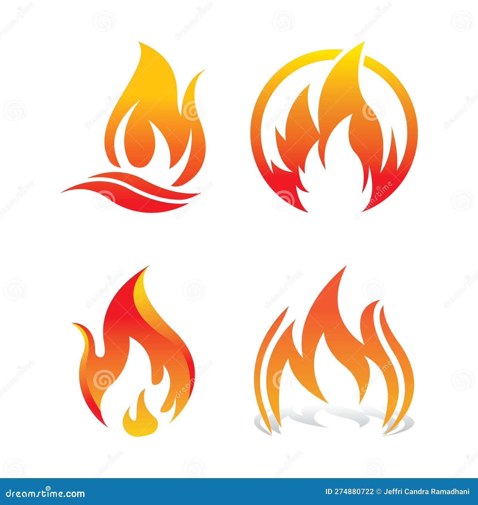 Illustration Du Logo Incendie Et Symbole D'incendie Illustration de ...