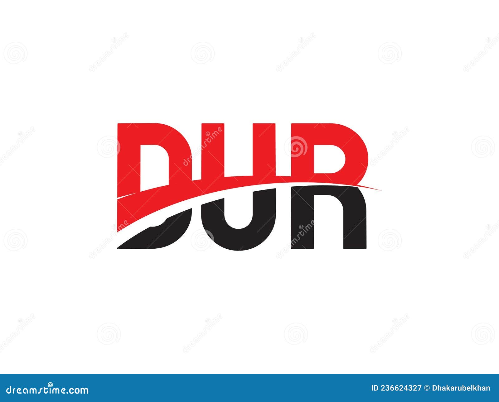 Illustration Du Logo Initial De La Lettre Dur Illustration de Vecteur ...