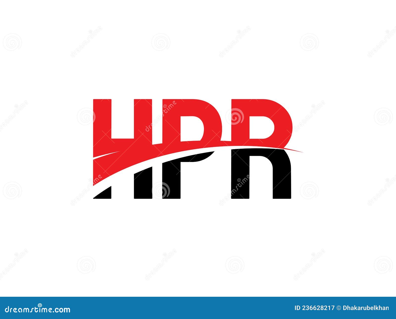 Illustration Du Logo Initial De La Lettre Hpr Illustration de Vecteur ...