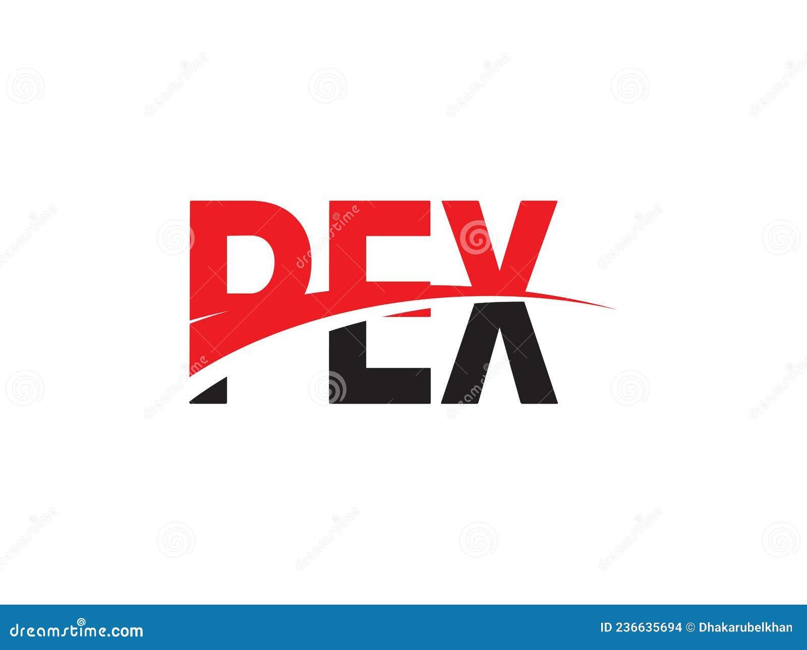 Illustration Du Logo Initial De La Lettre Pex Illustration de Vecteur ...