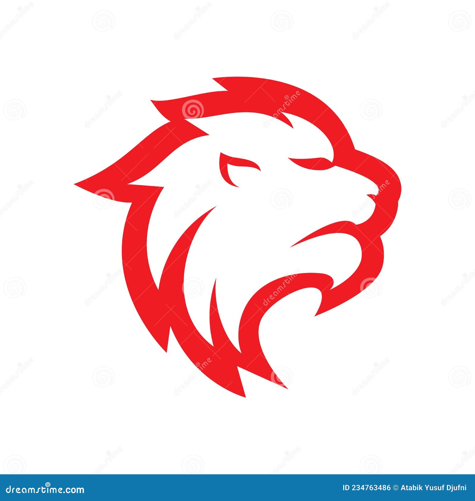 Illustration du logo lion illustration de vecteur. Illustration of ...