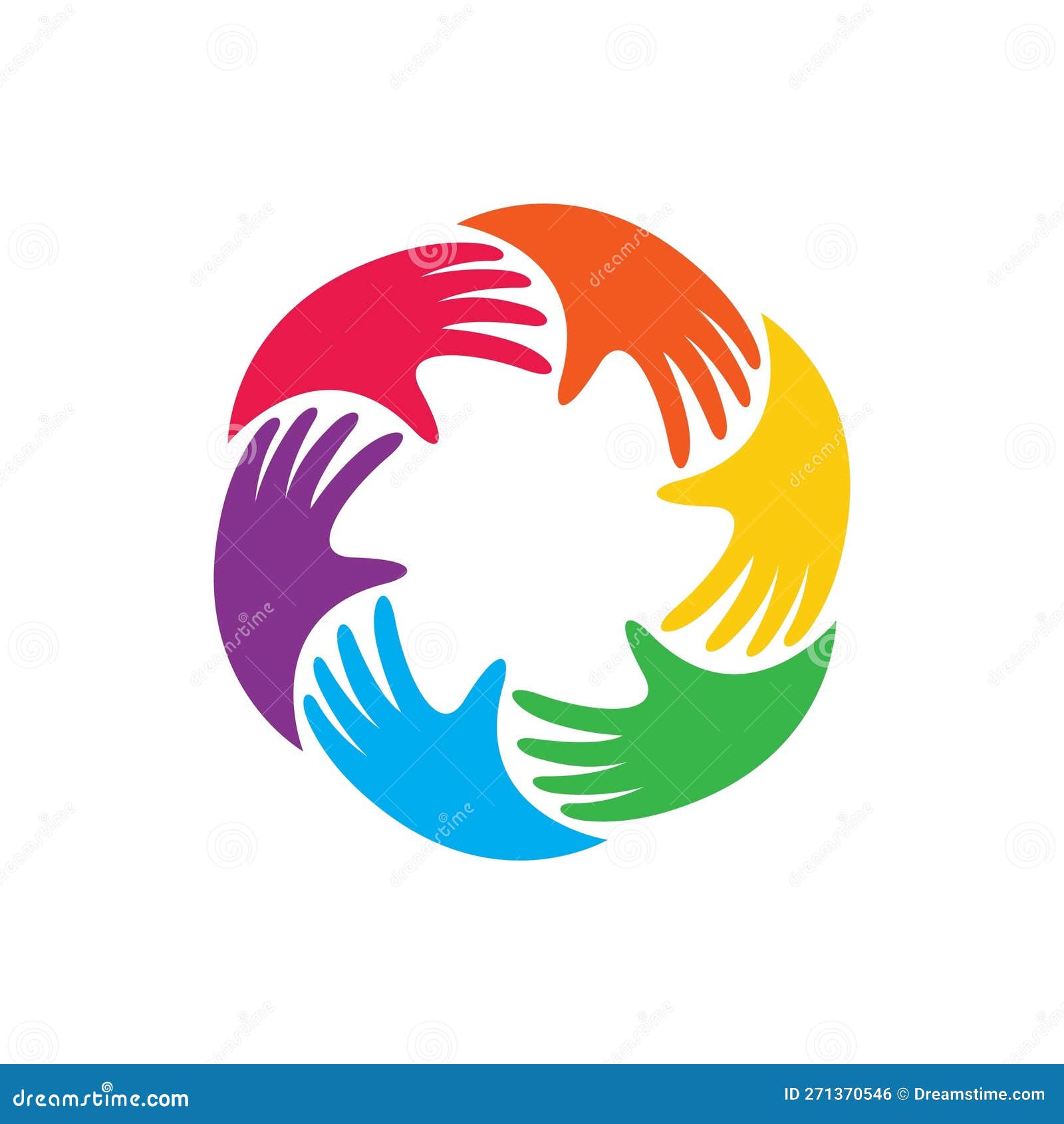 Illustration du logo main illustration de vecteur. Illustration du ...