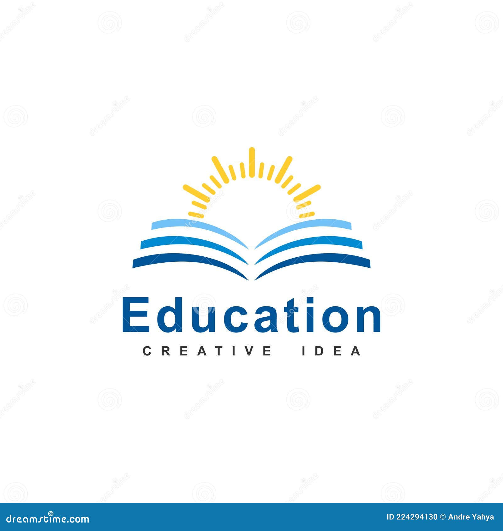 Illustration Du Modèle De Logo éducation. Illustration de Vecteur ...