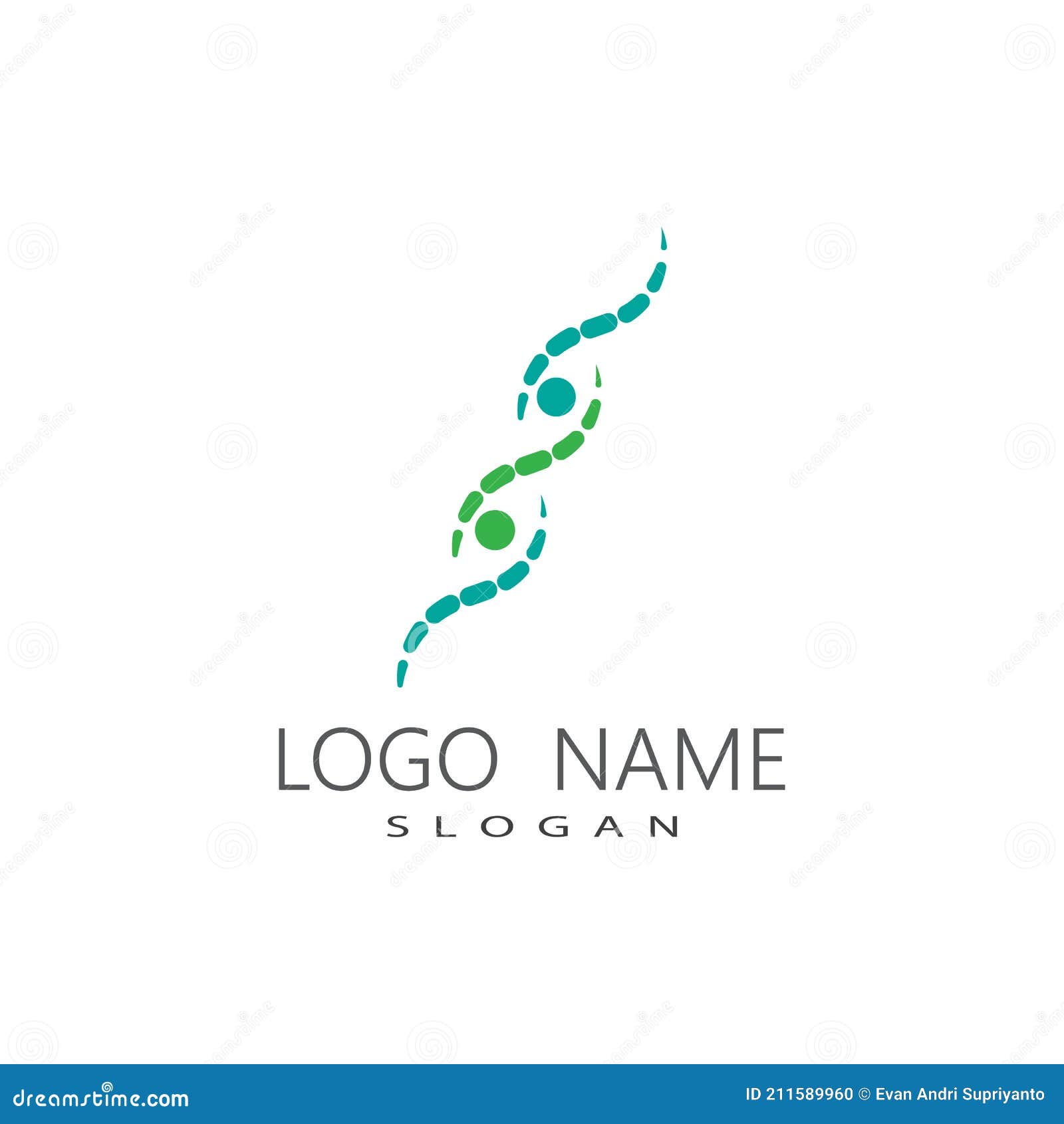 Illustration Du Symbole Vectoriel Du Logo Dna Gene Illustration Stock ...
