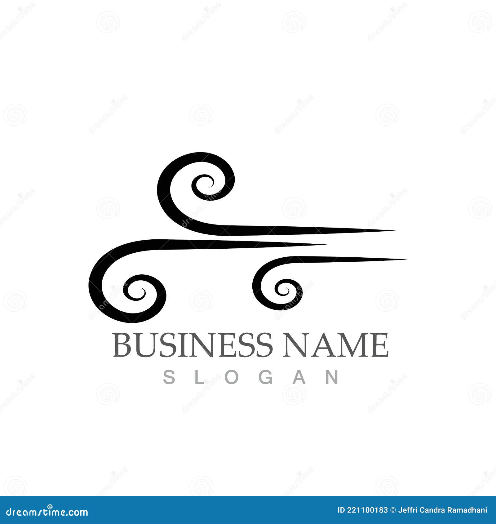 Illustration Du Symbole Vent Illustration de Vecteur - Illustration du ...