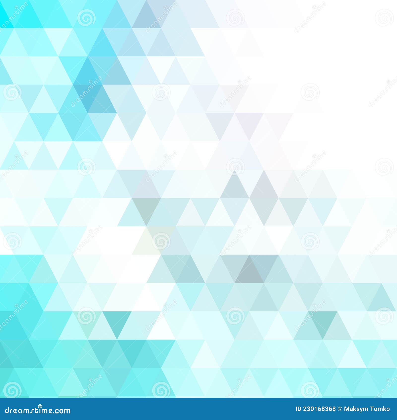 Illustration Du Triangle Bleu Clair. Illustration Moderne. Style ...