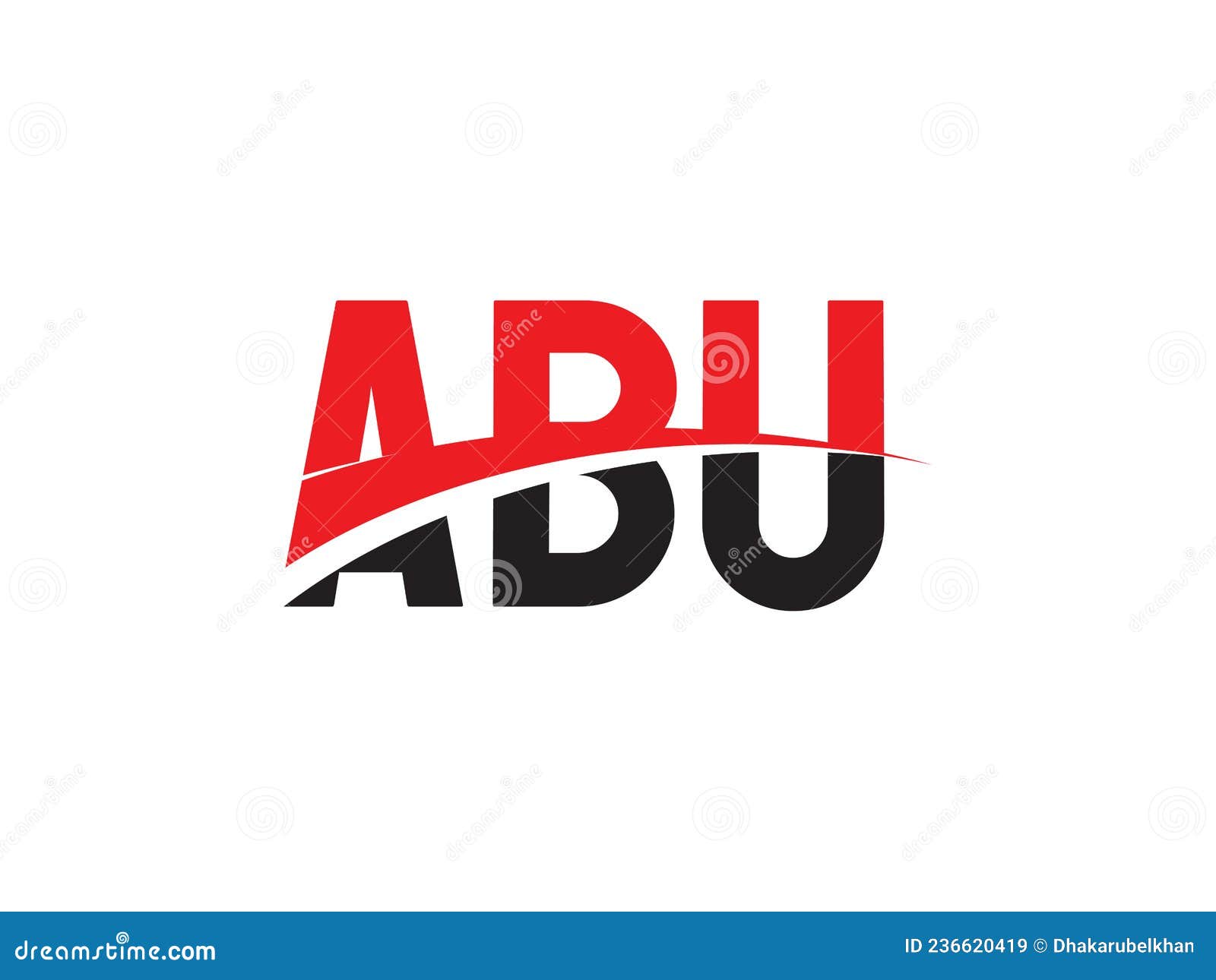 Illustration Du Vecteur De Conception Du Logo Initial De La Lettre Abu ...