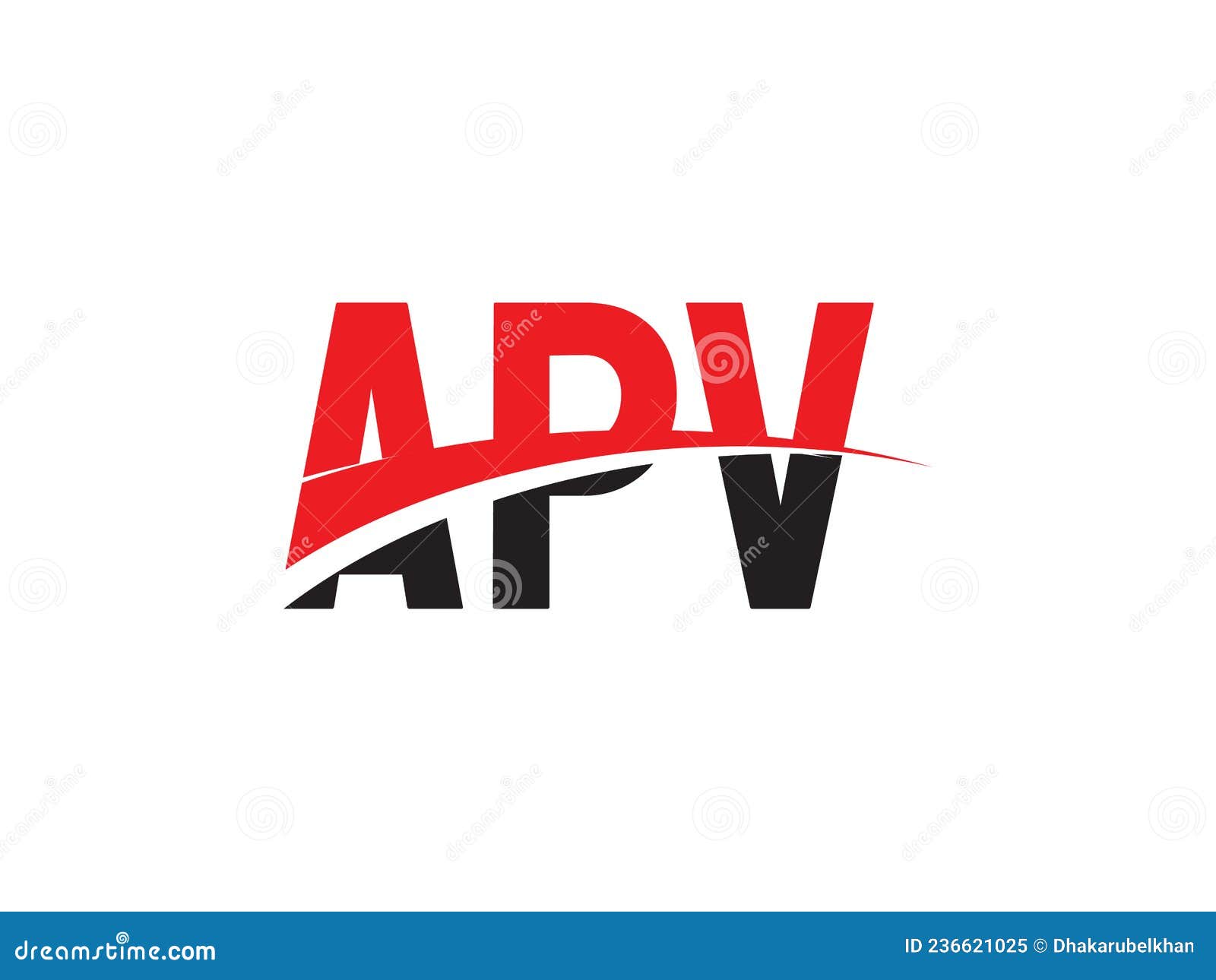 Illustration Du Vecteur De Conception Du Logo Initial De La Lettre Apv ...