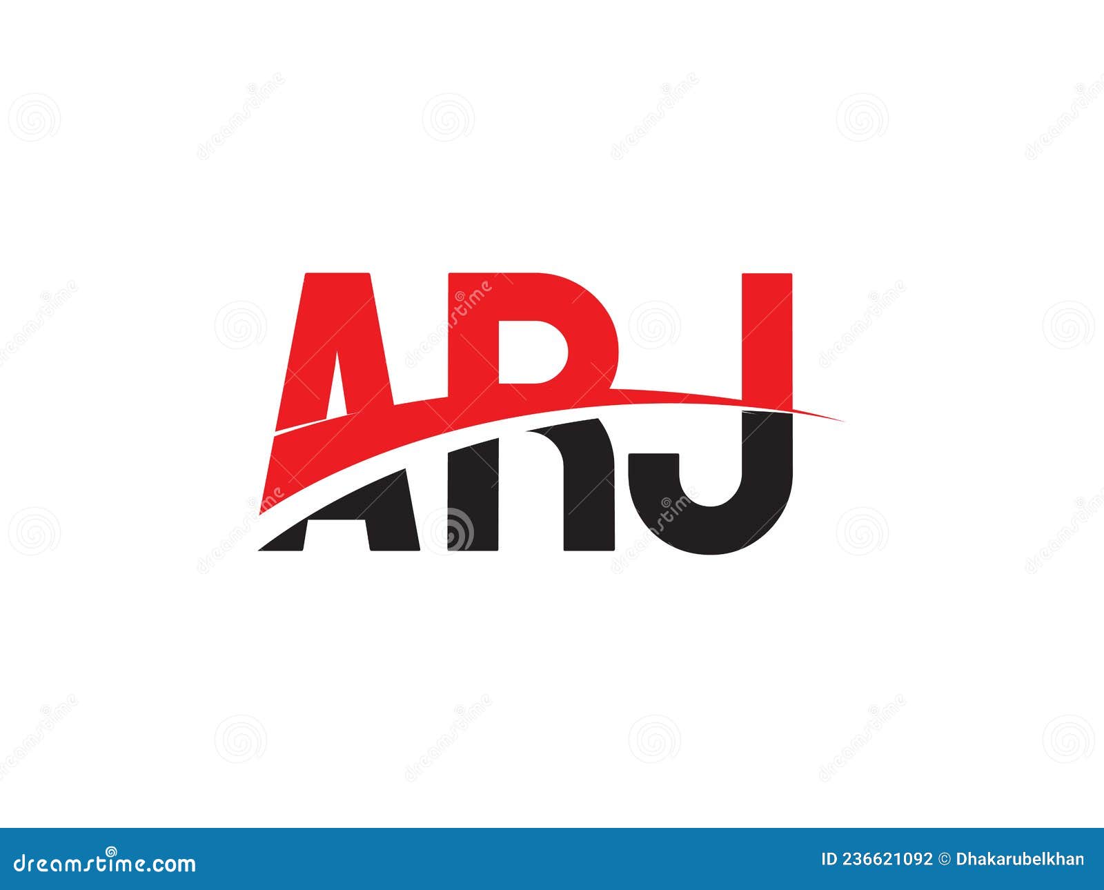 Illustration Du Vecteur De Conception Du Logo Initial De La Lettre Arj ...