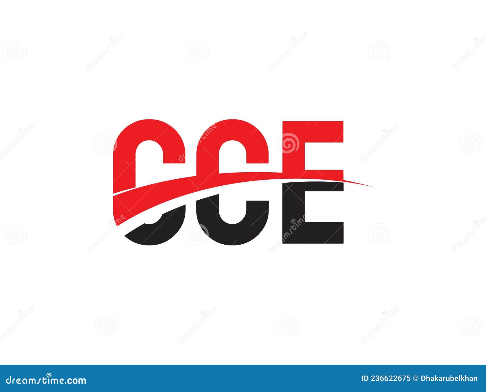 Illustration Du Vecteur De Conception Du Logo Initial De La Lettre Cce ...