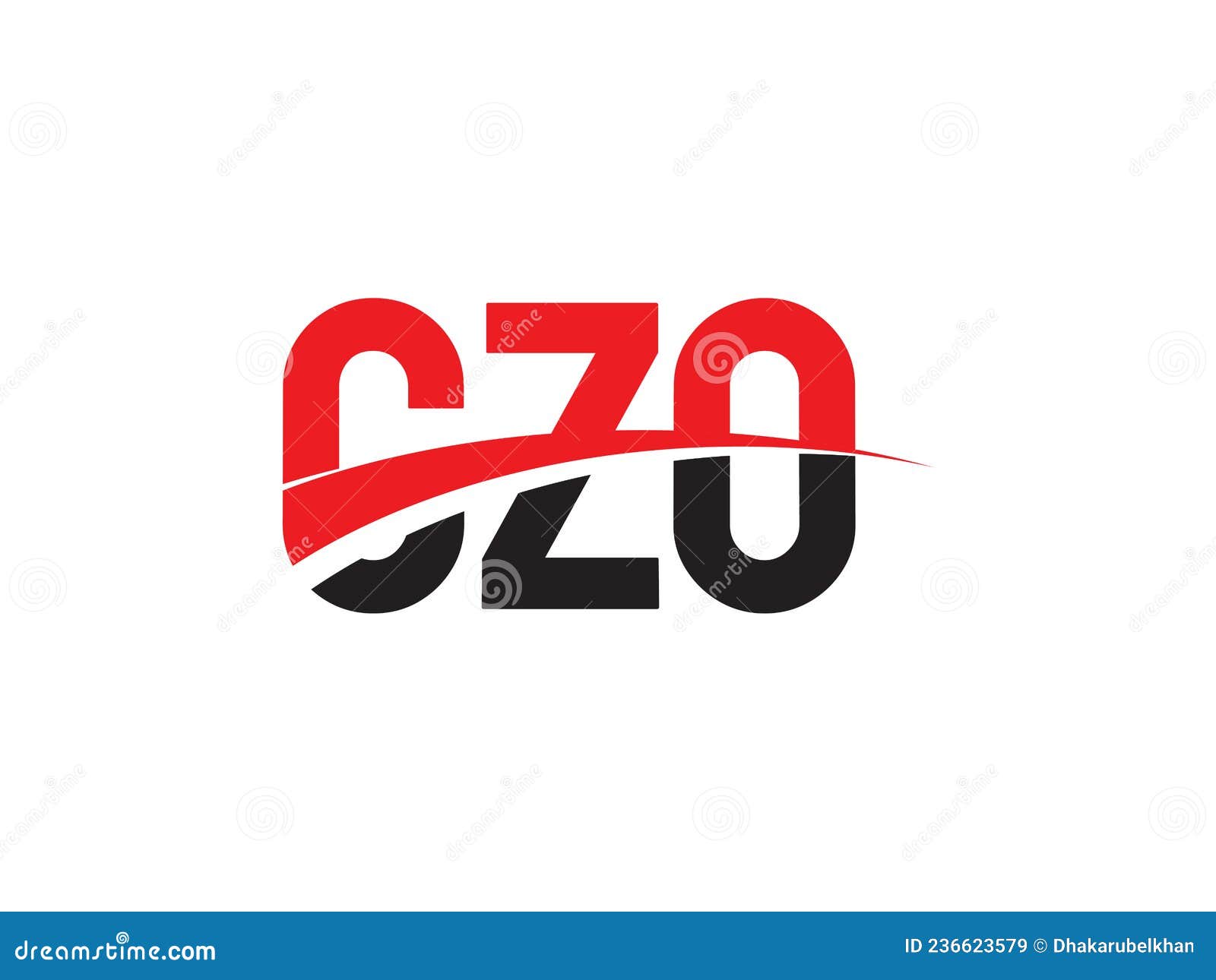 Illustration Du Vecteur De Conception Du Logo Initial De La Lettre Czo ...