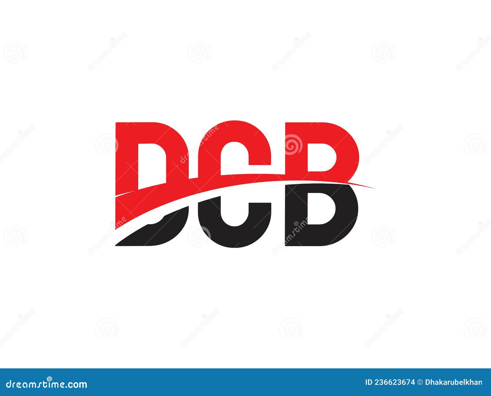Illustration Du Vecteur De Conception Du Logo Initial De La Lettre Dcb ...