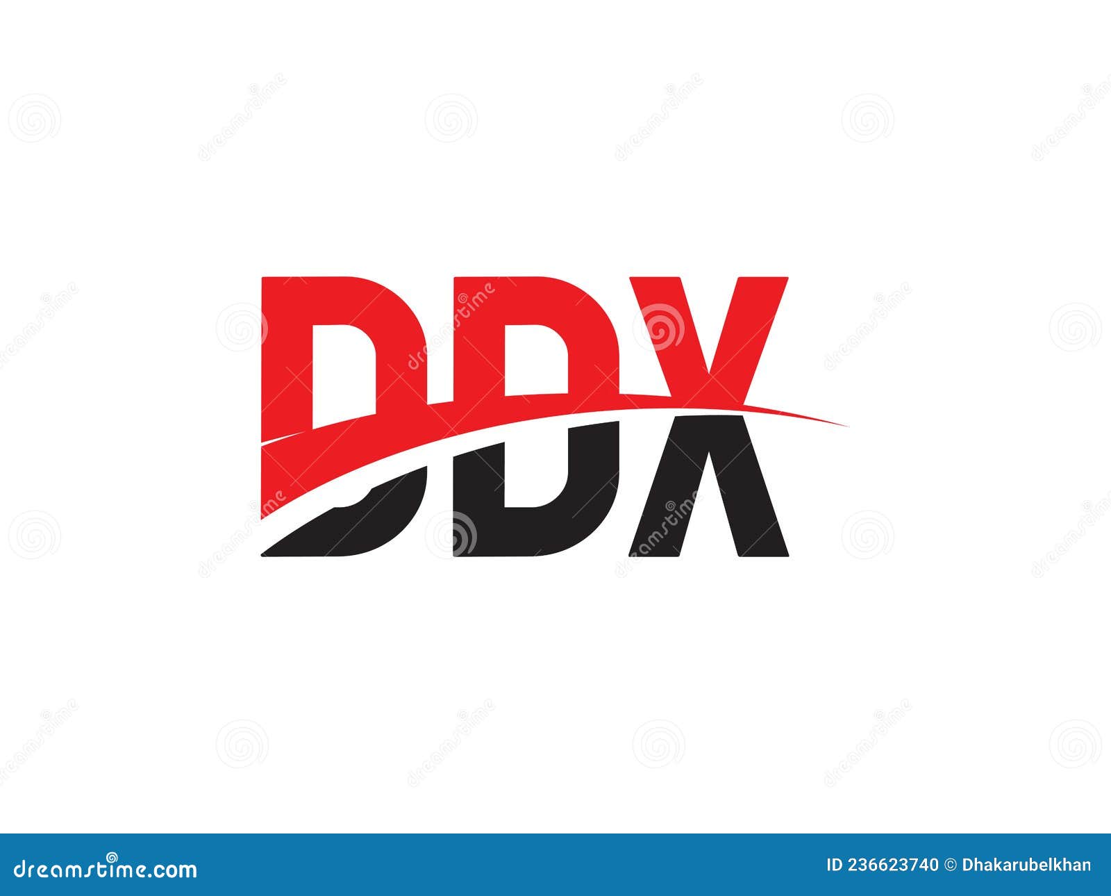 Illustration Du Vecteur De Conception Du Logo Initial De La Lettre Ddx ...